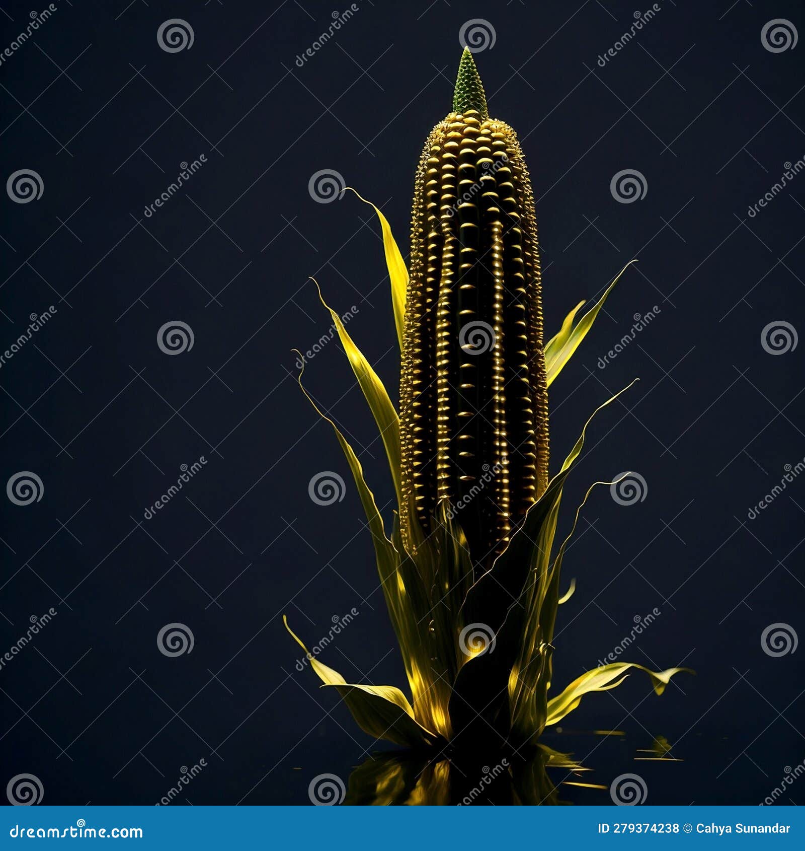 Fantasy Corn Illustration, Generative Ai Art Stock Illustration ...