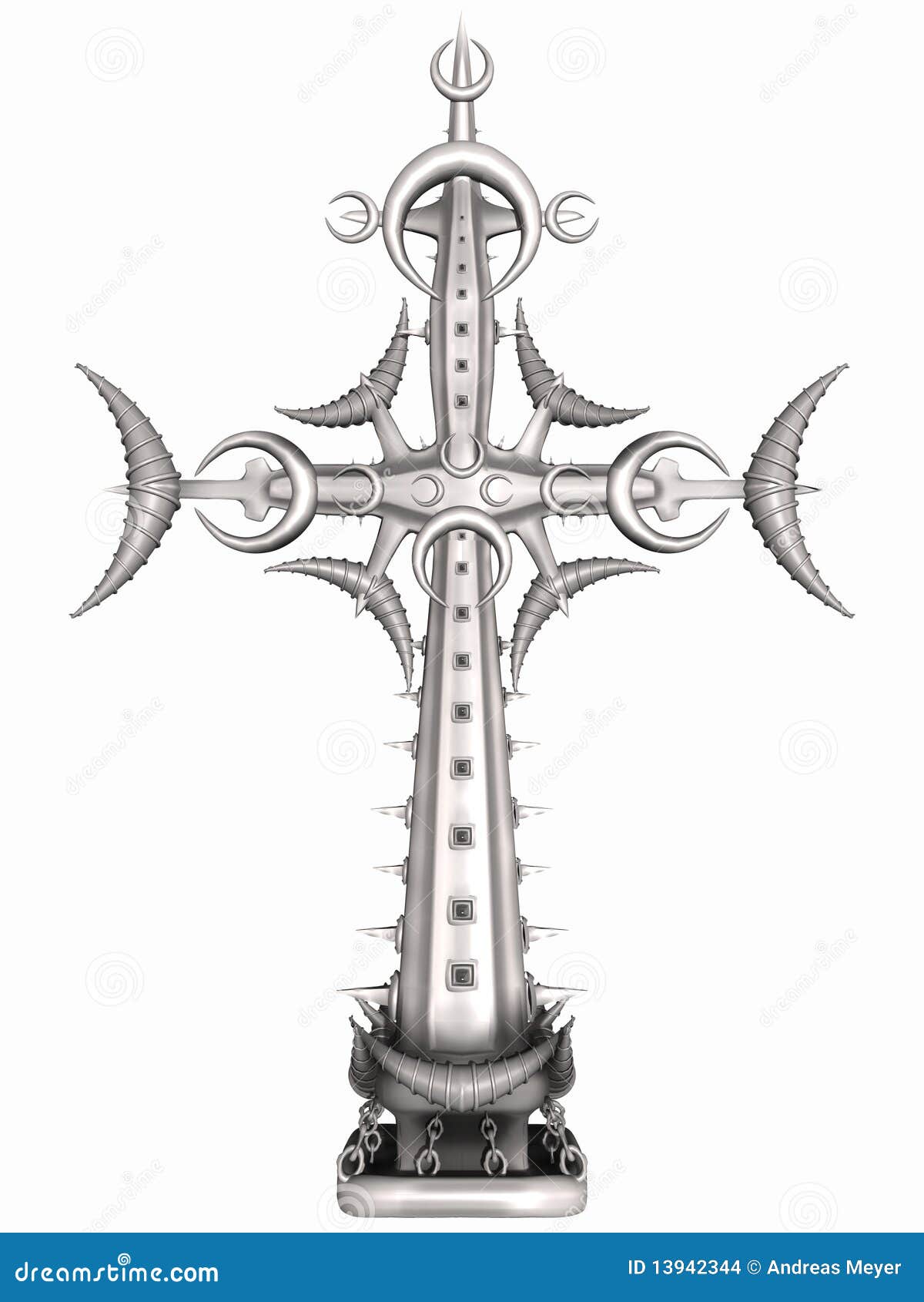 Fantasy Cross stock illustration. Illustration of fantasy - 13942344