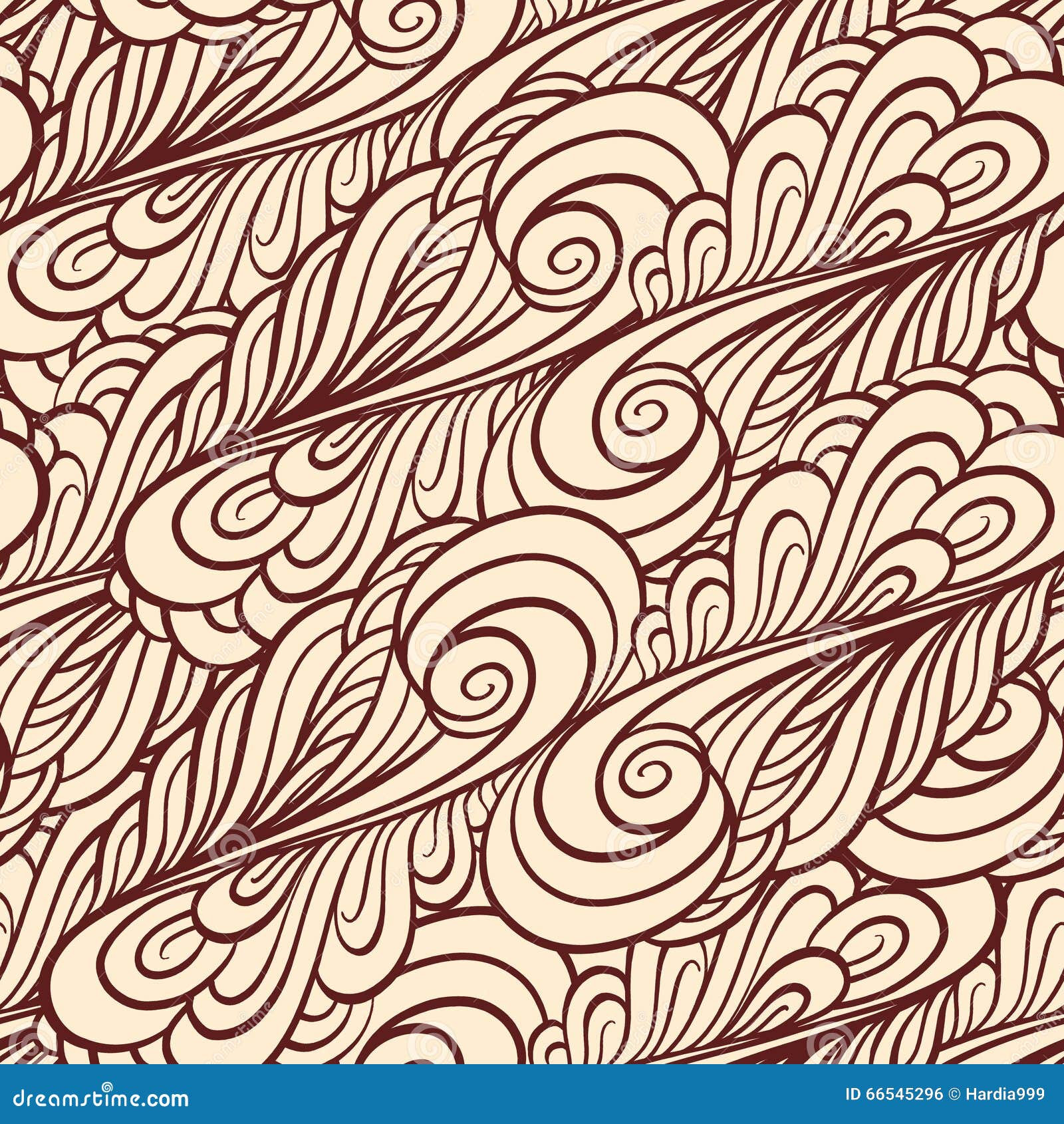 Fantasy Decorative Ornamental Seamless Pattern Stock Vector ...