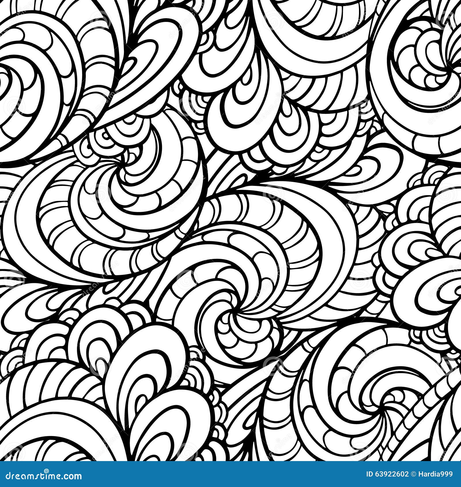 Fantasy Decorative Ornamental Seamless Pattern Stock Vector ...