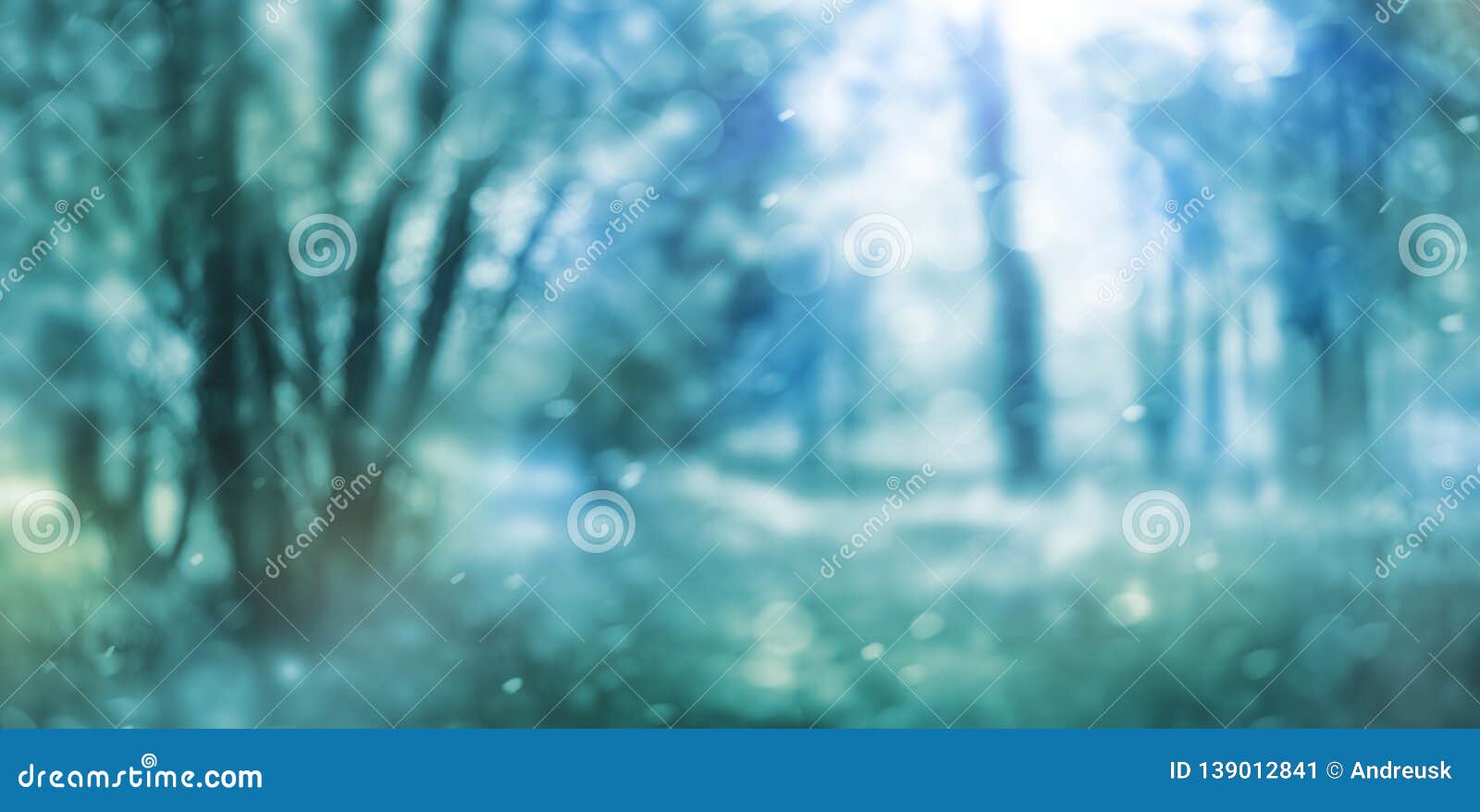Fantasy Defocused Forest Background Stock Image - Image of abstract ...