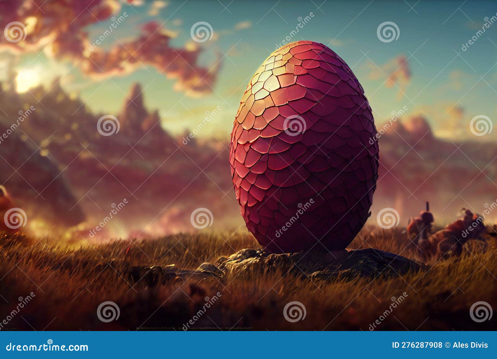 Fantasy dragon egg stock photo. Image of dragon, shell - 276287908