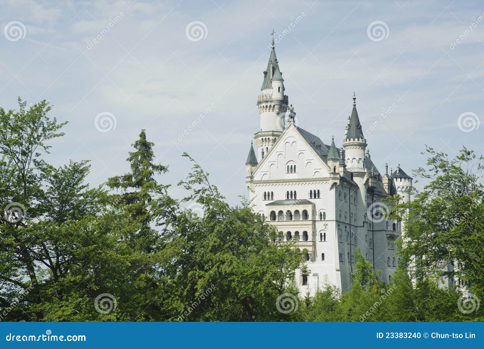 Dream Building With Magnifiying Glass Royalty-Free Stock Photography ...
