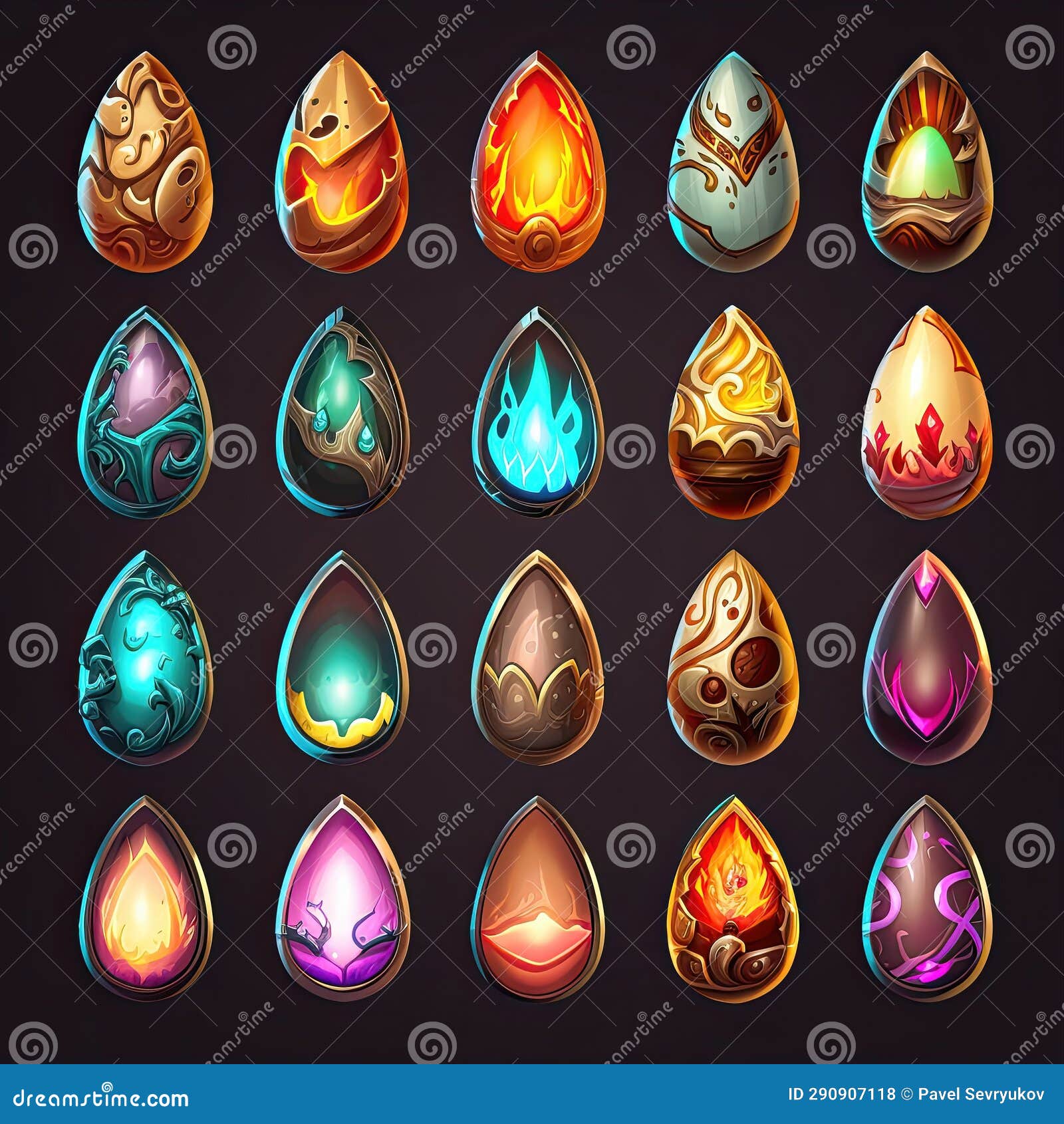 Fantasy Egg Magic Ai Generated Stock Photo - Image of magic, reptile ...