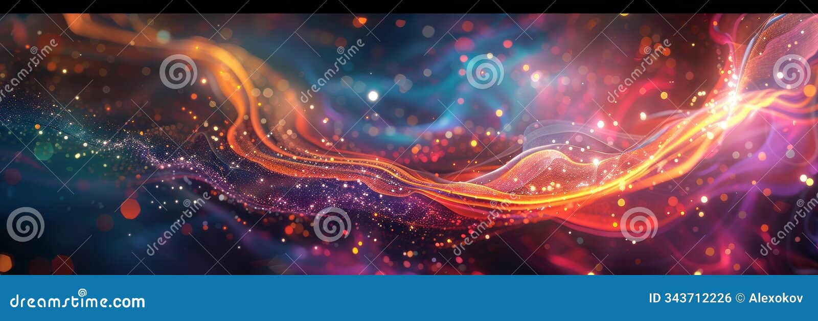 Fantasy Energy Waves Background for Digital Art and Design Generative ...