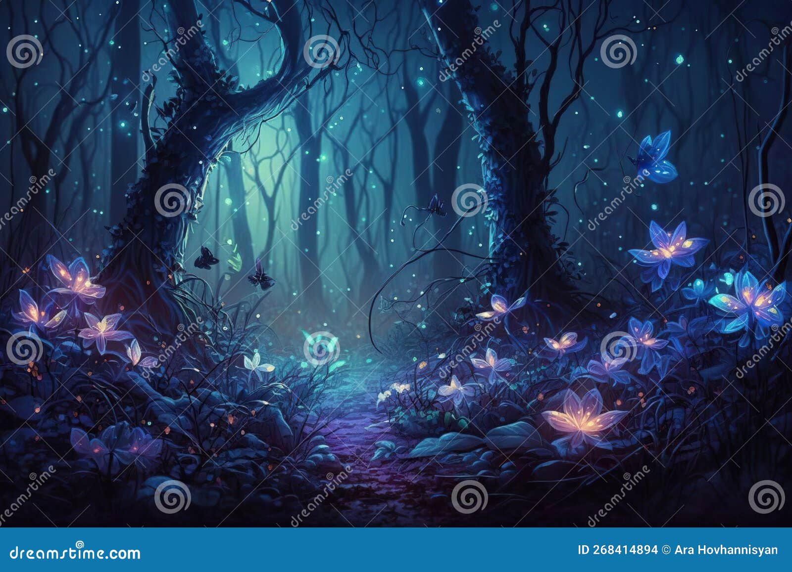 Fantasy and Fairytale Magical Forest Lighting Pathway. Stock ... Fantasy and Fairytale Magical Forest Lighting Pathway. Stock ...