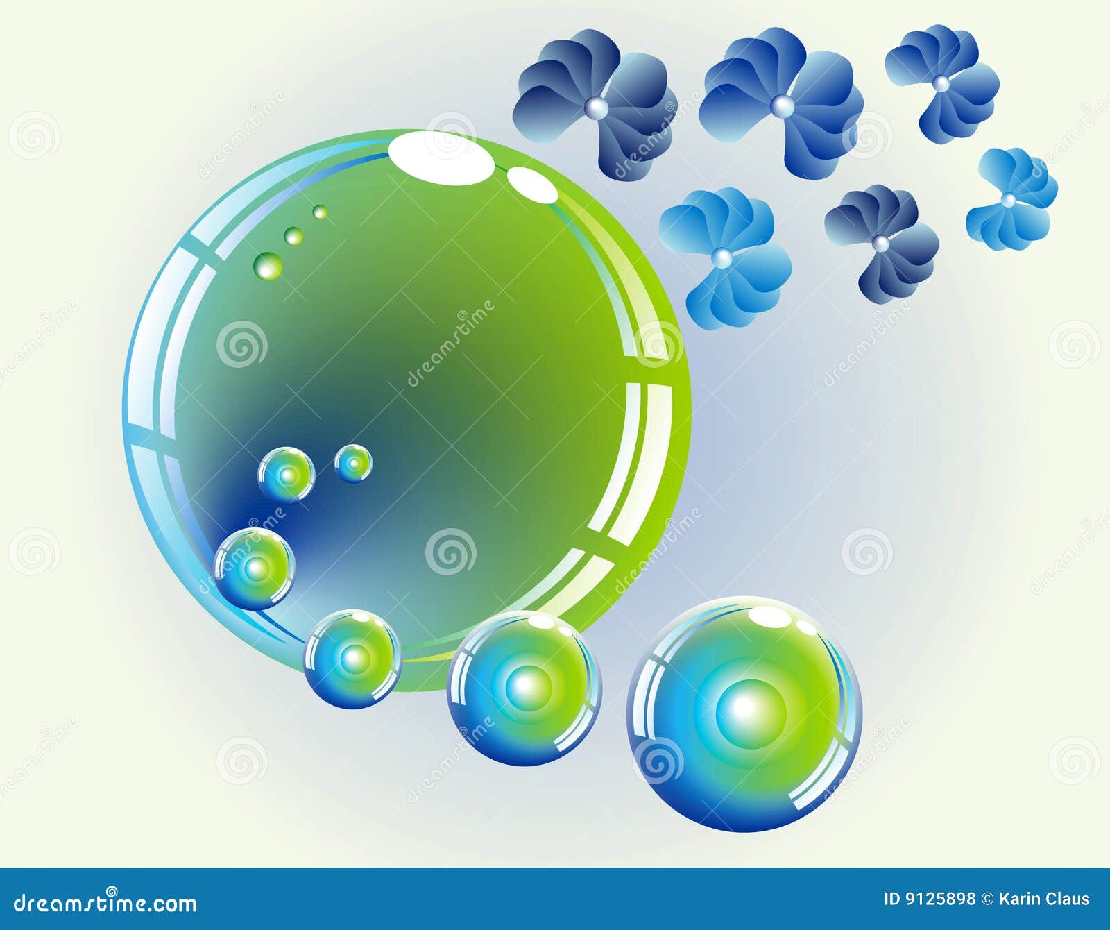 Flower Sphere Cartoon Vector | CartoonDealer.com #7145245