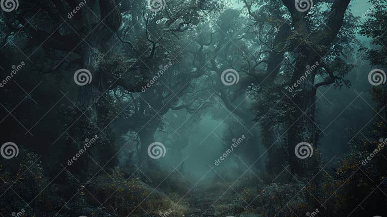 Fantasy Forest, Mystical Forest Realm with Tales of Magic and Ancient ...