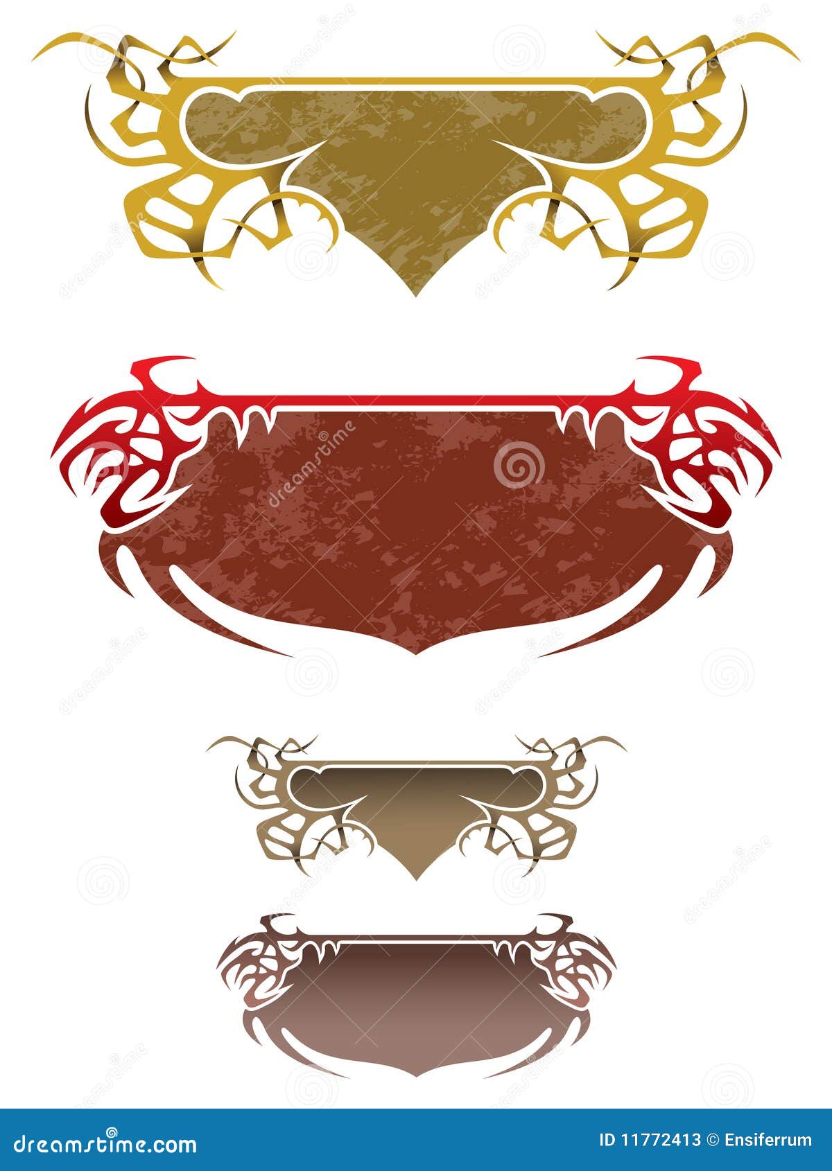 Fantasy frames stock vector. Illustration of mystic, form - 11772413