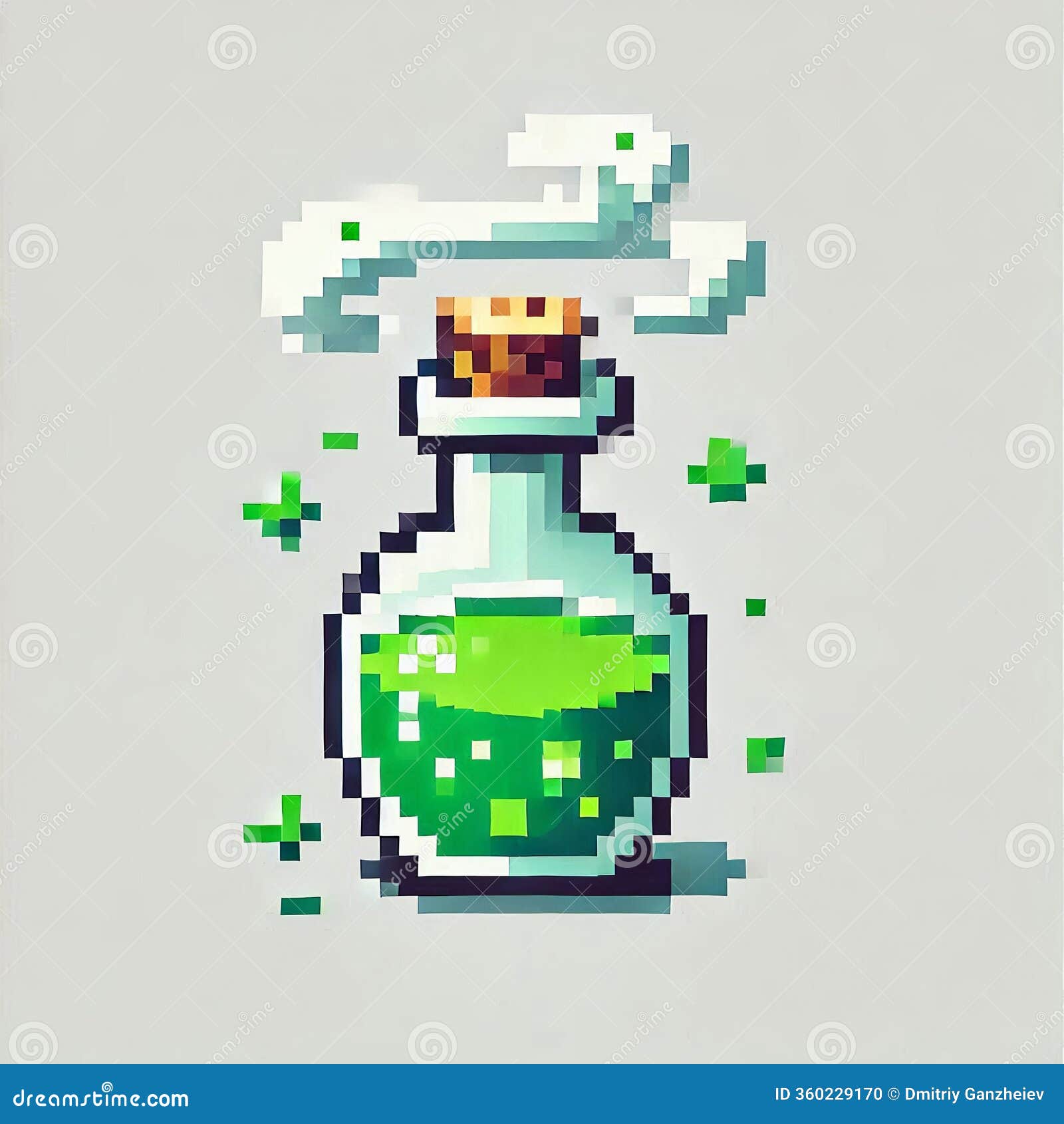 Fantasy Game Elixir stock illustration. Illustration of health - 360229170