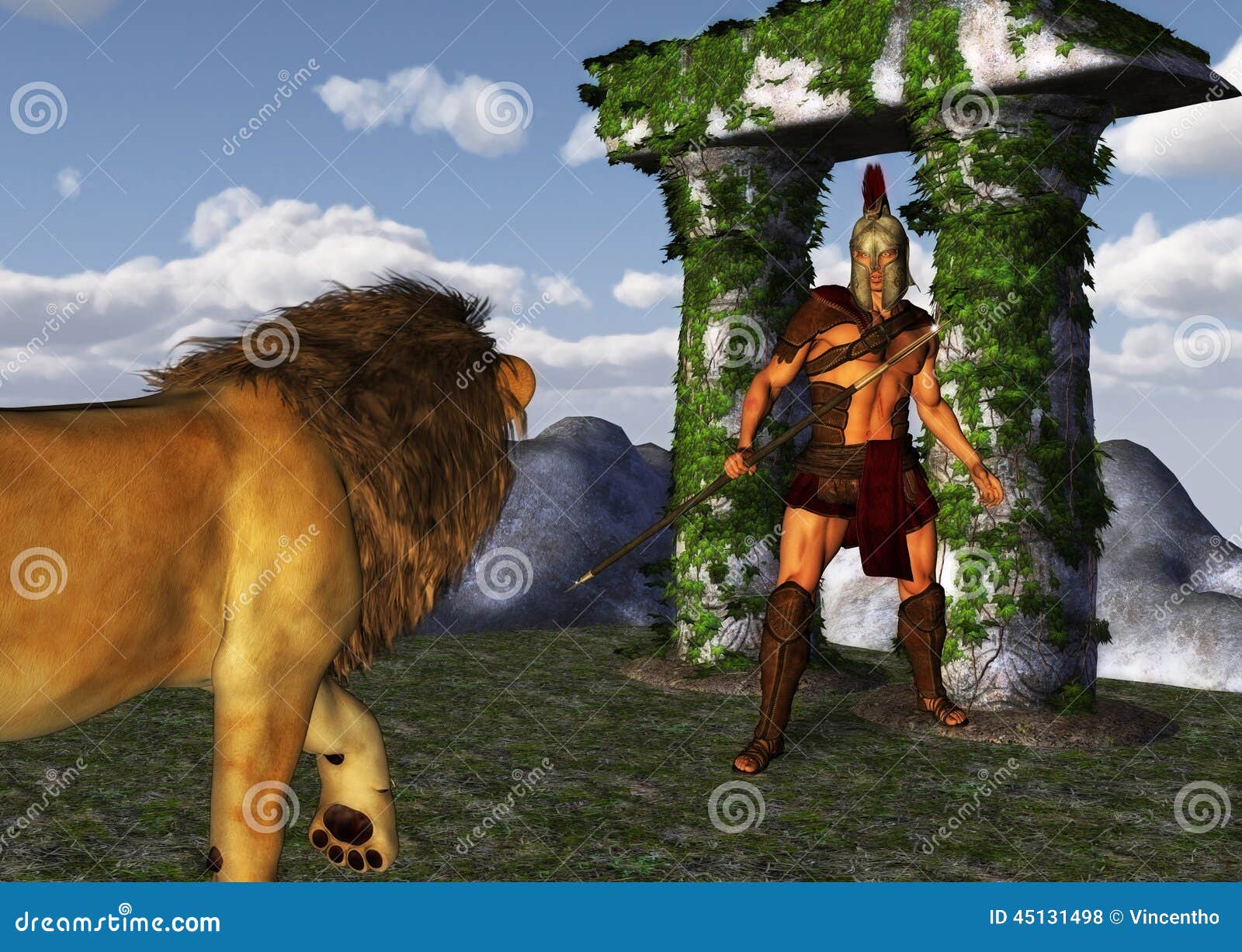 Man Versus Beast Stock Illustrations – 12 Man Versus Beast Stock ...