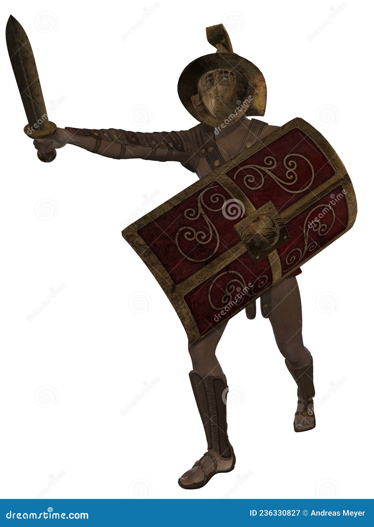 Fantasy gladitor stock illustration. Illustration of arena - 236330827