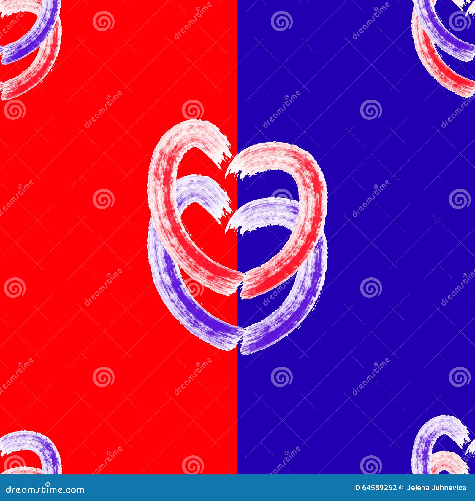 Fantasy hearts stock illustration. Illustration of glamour - 64589262