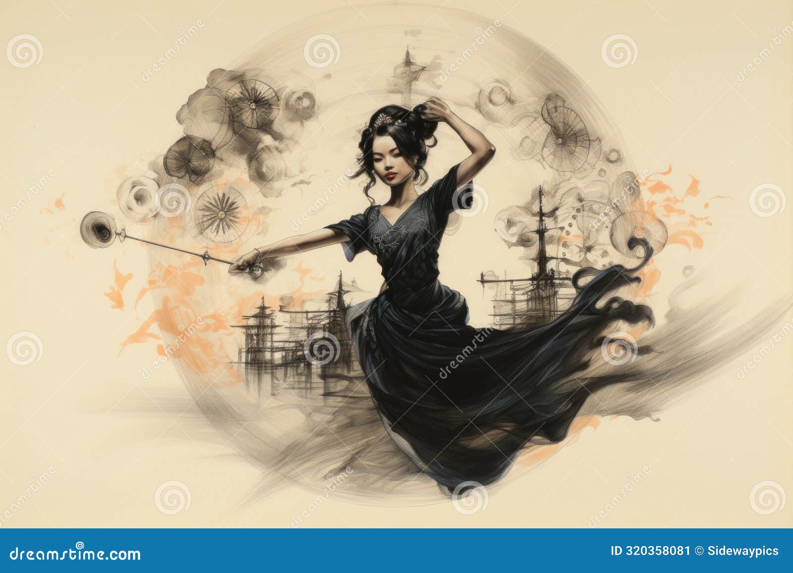 A Skilled and Agile Acrobat, Performing Breathtaking Feats of ...