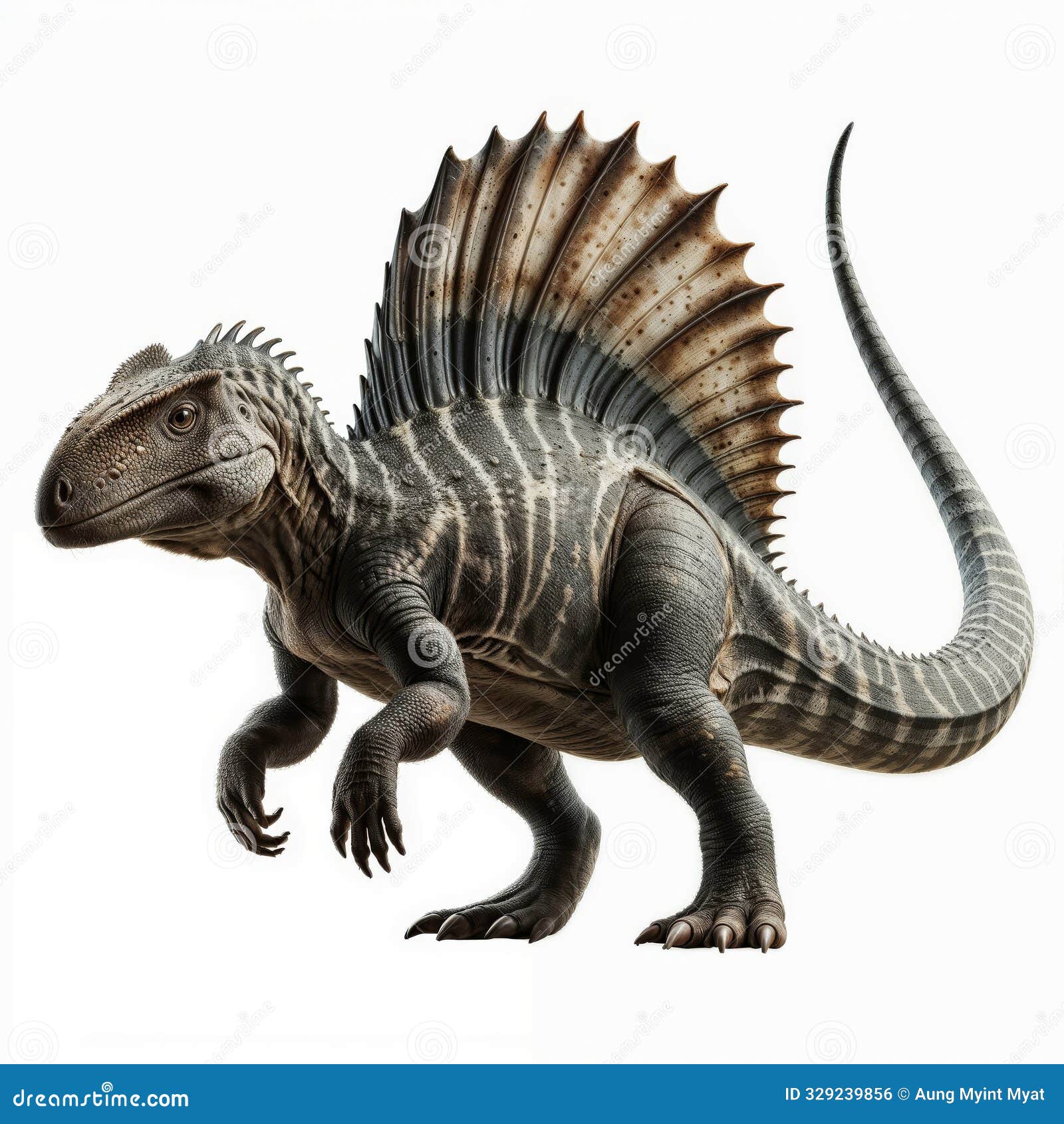 Dimetrodon Skeleton, Illustration, Drawing, Engraving, Ink, Line Art ...