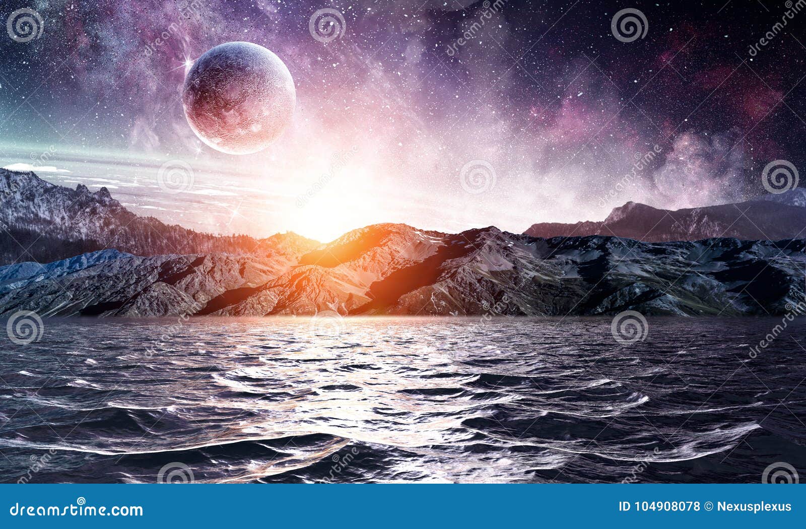 There is another world stock illustration. Illustration of galaxy ...