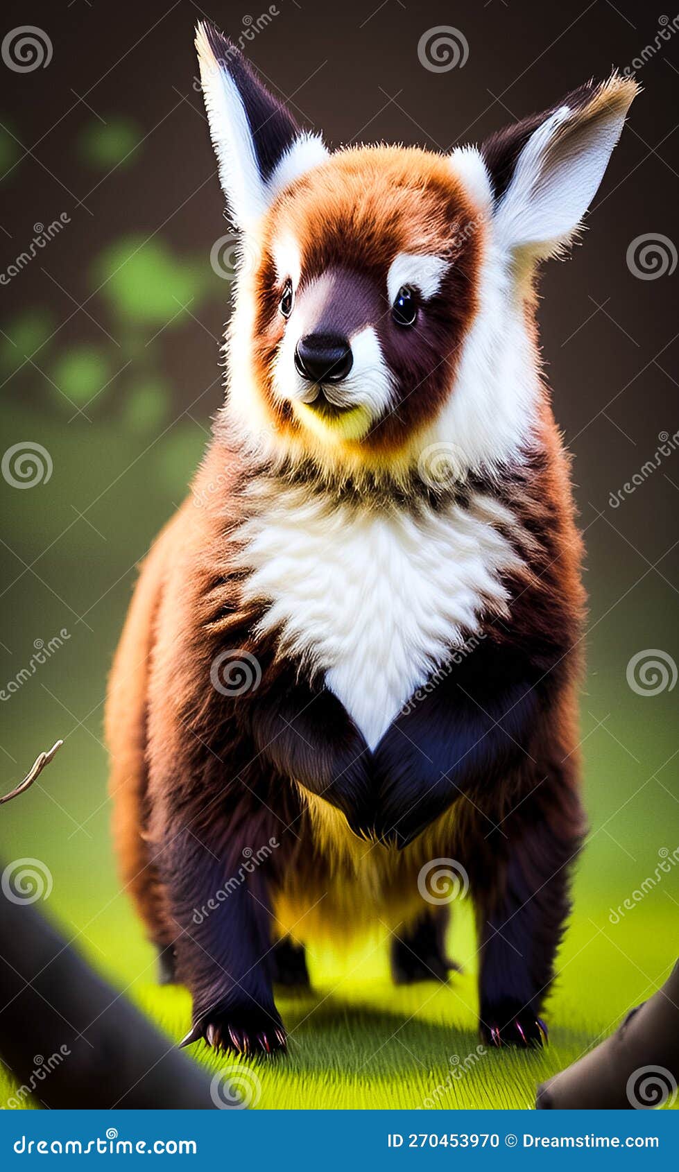 Fantasy Kangaroo Character: Minecraft-inspired Pixel Art Royalty-Free ...