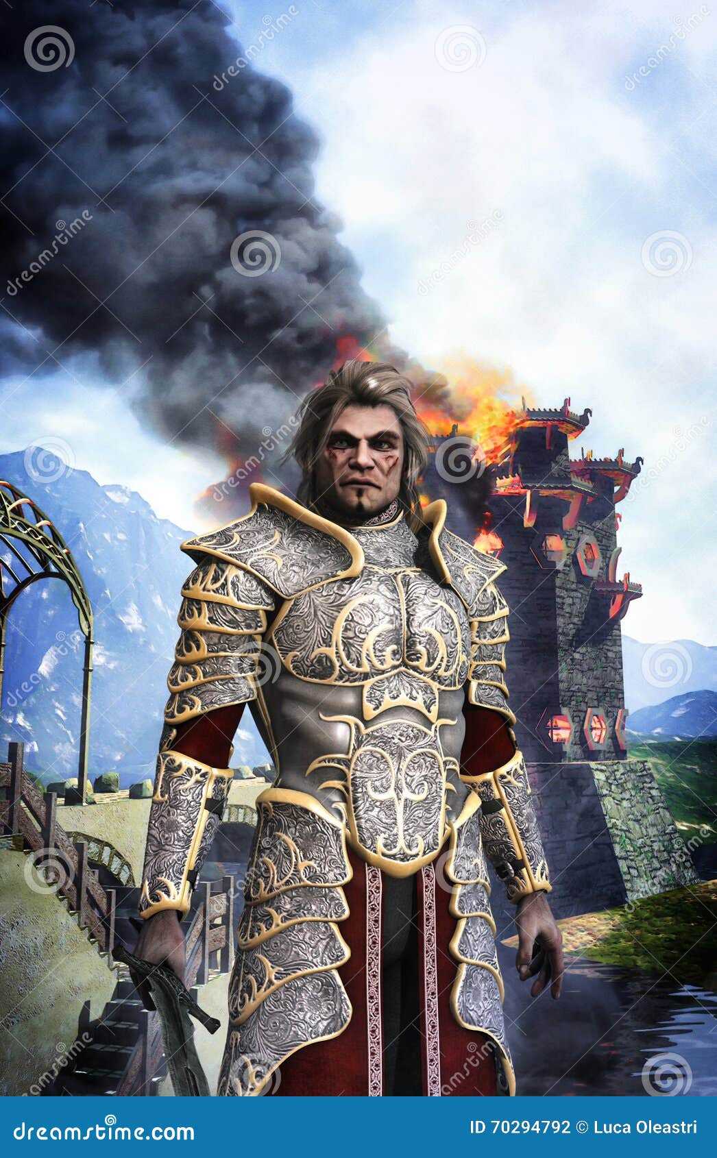 RPG Dice With Knight Helmet Royalty-Free Illustration | CartoonDealer ...