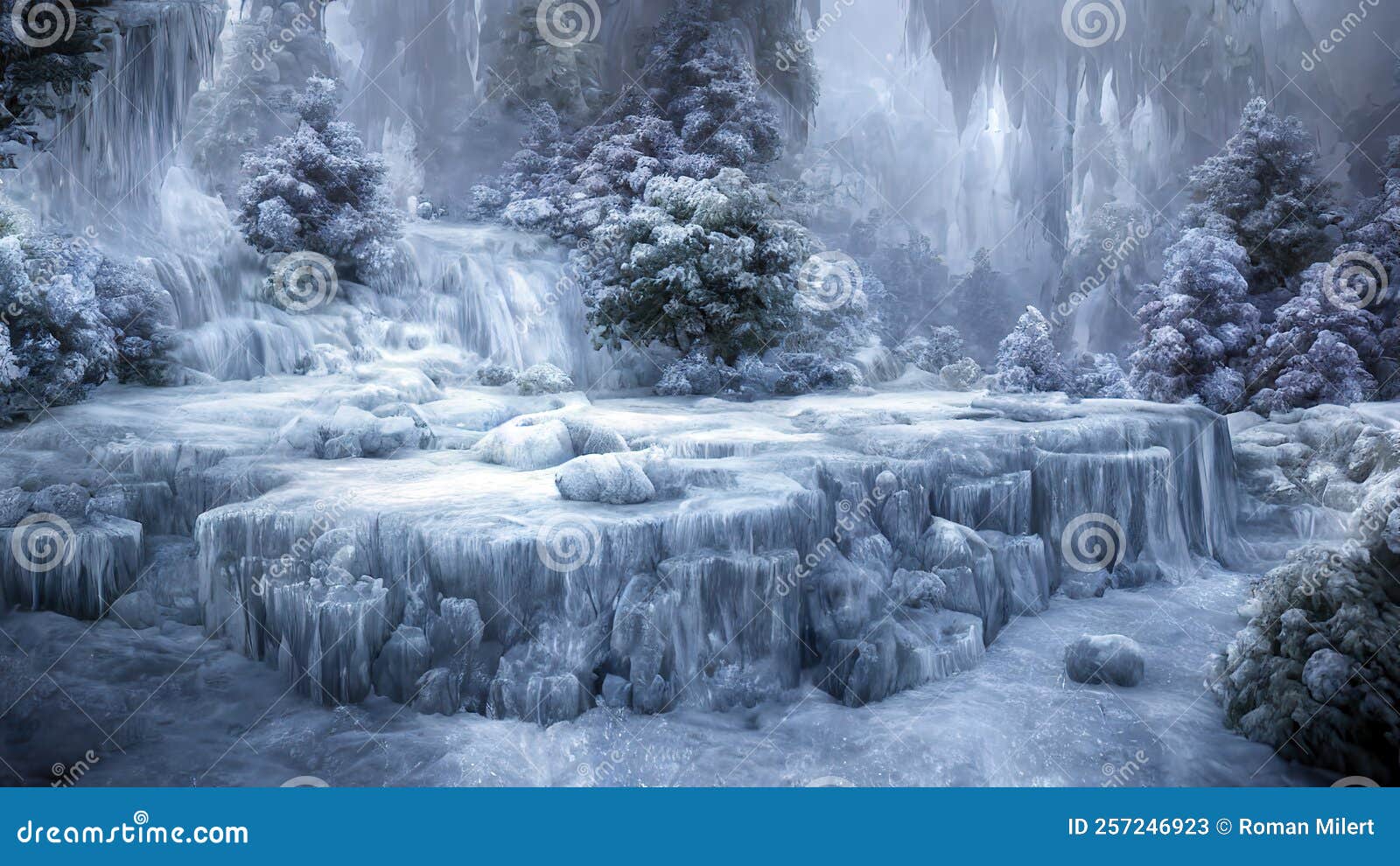 Fantasy Land Adventure Map For Cartography With Colorful Doodle Hand ...