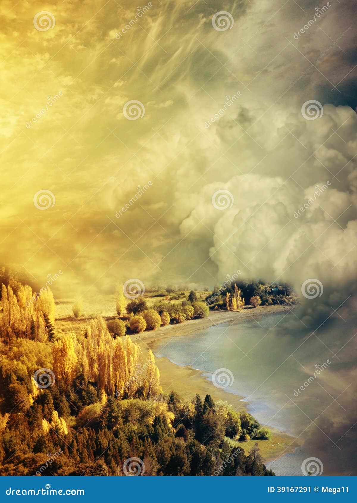 Fantasy Landscape stock image. Image of grass, digital - 39167291