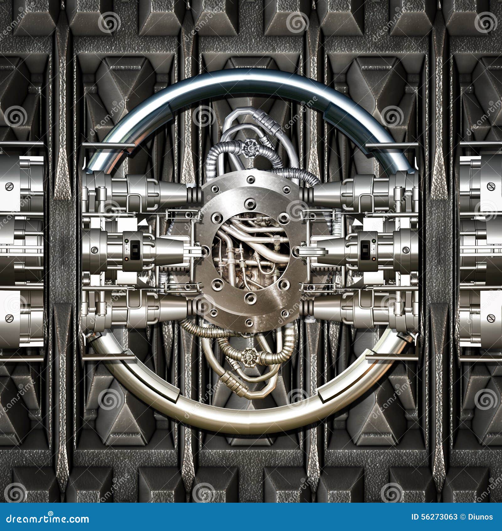 Fantasy machine stock illustration. Illustration of futuristic - 56273063