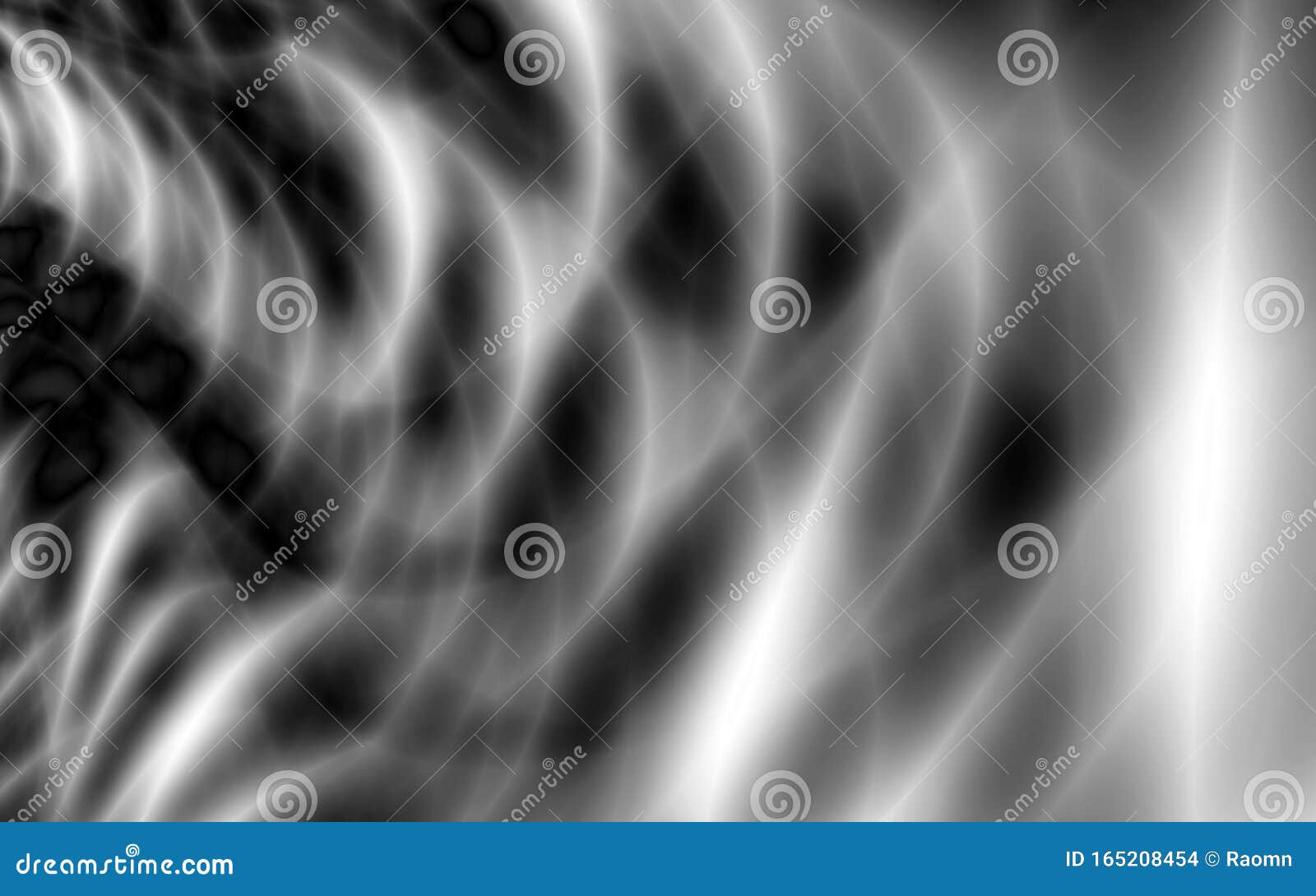 Fantasy Magic Wave Silver Abstract Backdrop Stock Illustration ...
