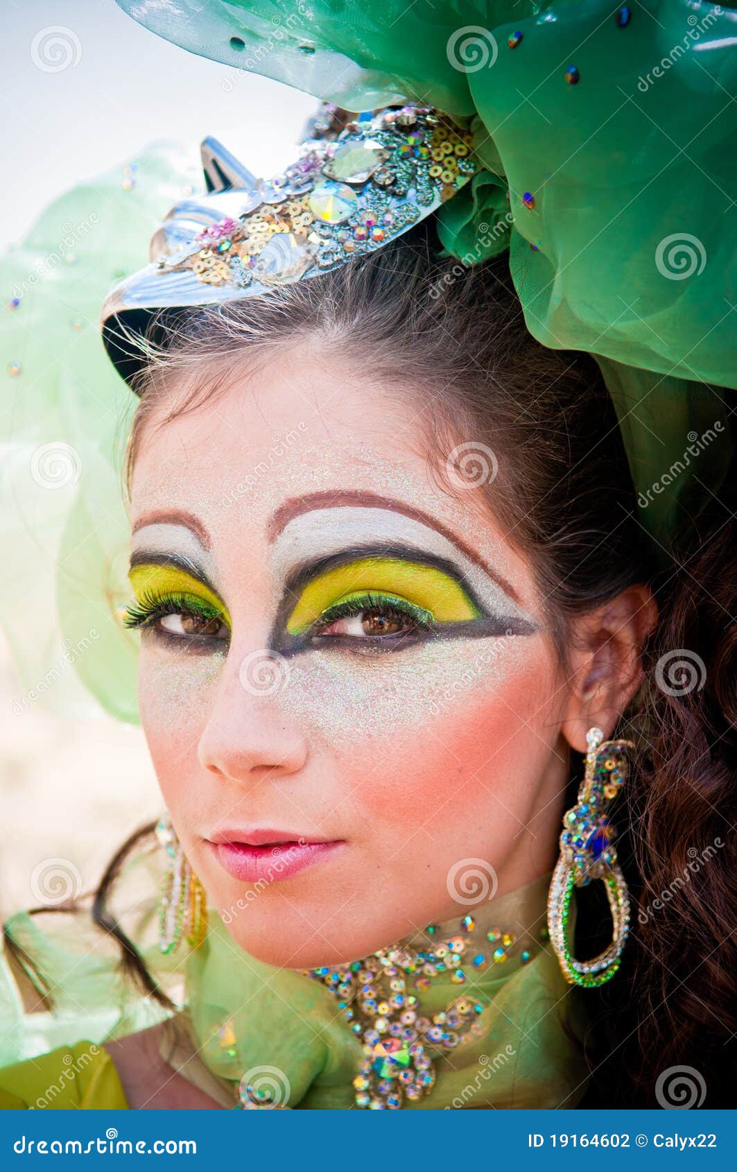 Fantasy Makeup stock photo. Image of cosmetics, peace - 19164602