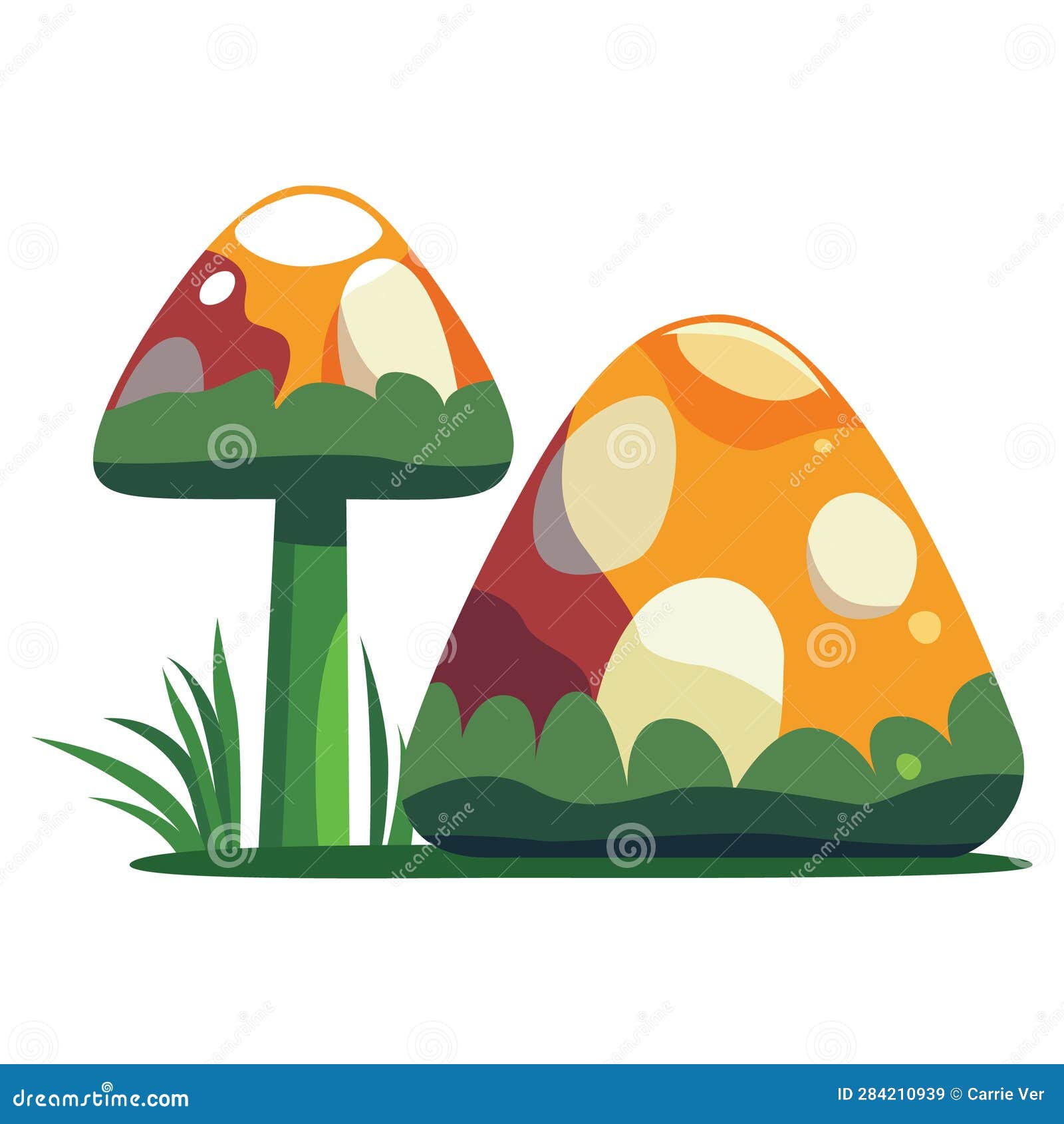 Fantasy Mashroom Vector Illustration Stock Vector - Illustration of ... Fantasy Mashroom Vector Illustration Stock Vector - Illustration of ...