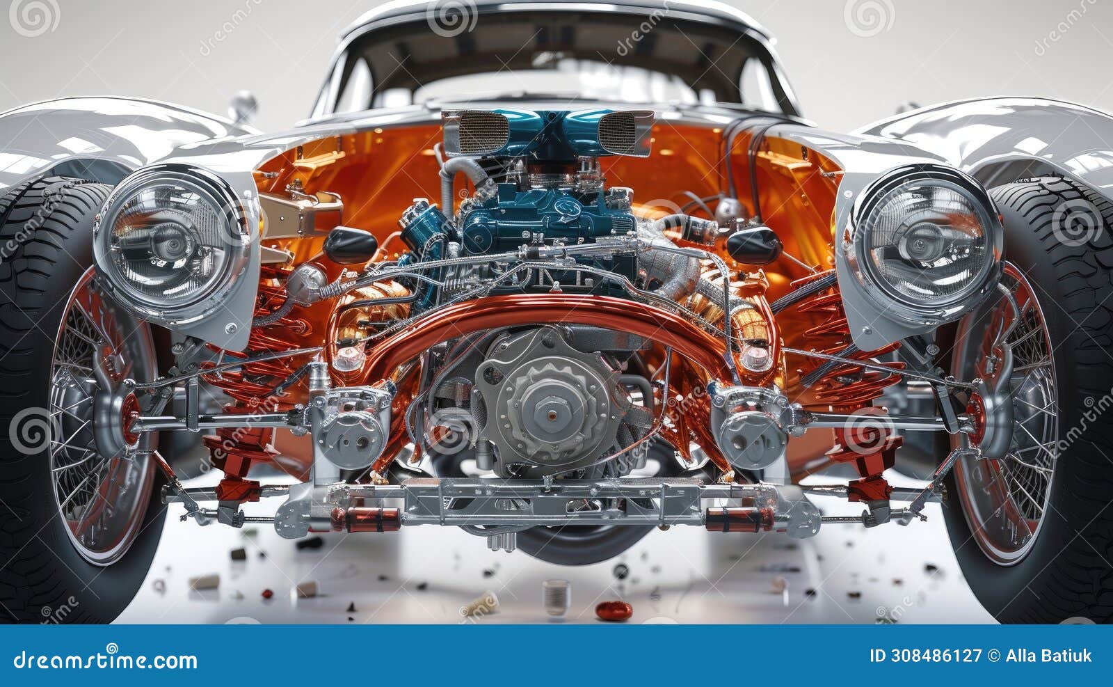 Fantasy Meticulous Auto Engine Disassembly: a Comprehensive Visual ...