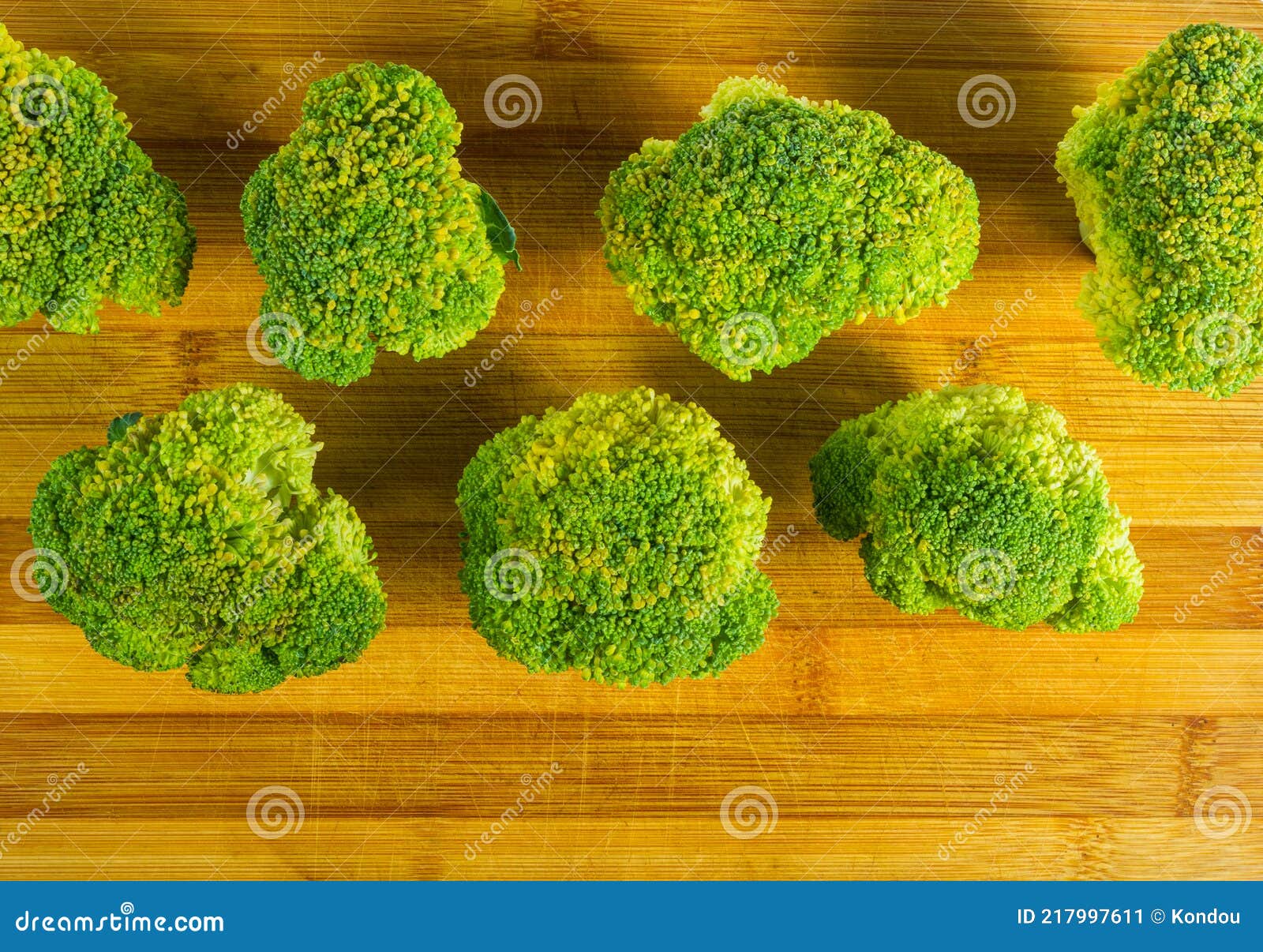 Fantasy Mini Landscape - Trees Made With Broccoli On A White Background ...