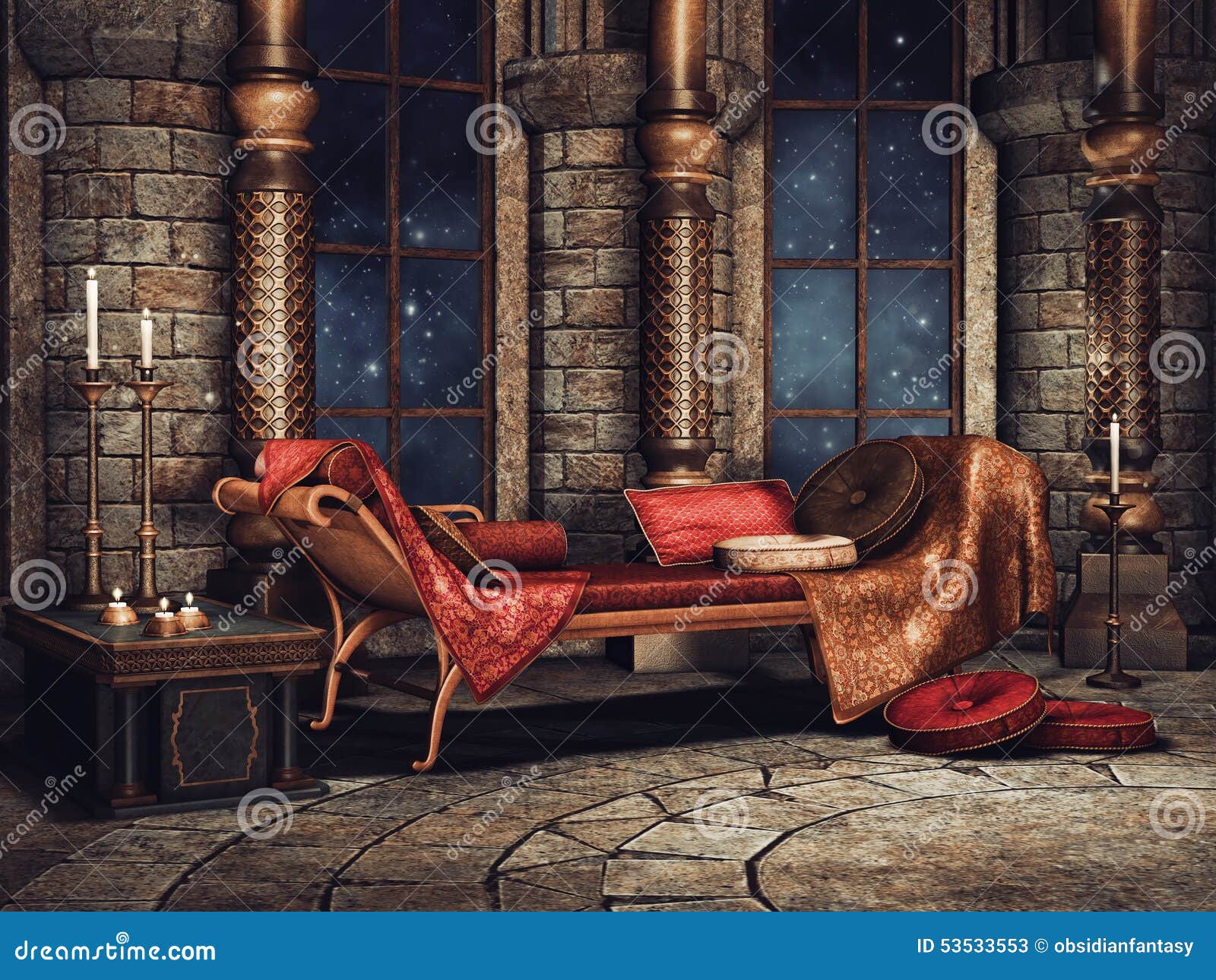 Fantasy Palace Stock Image | CartoonDealer.com #31848109