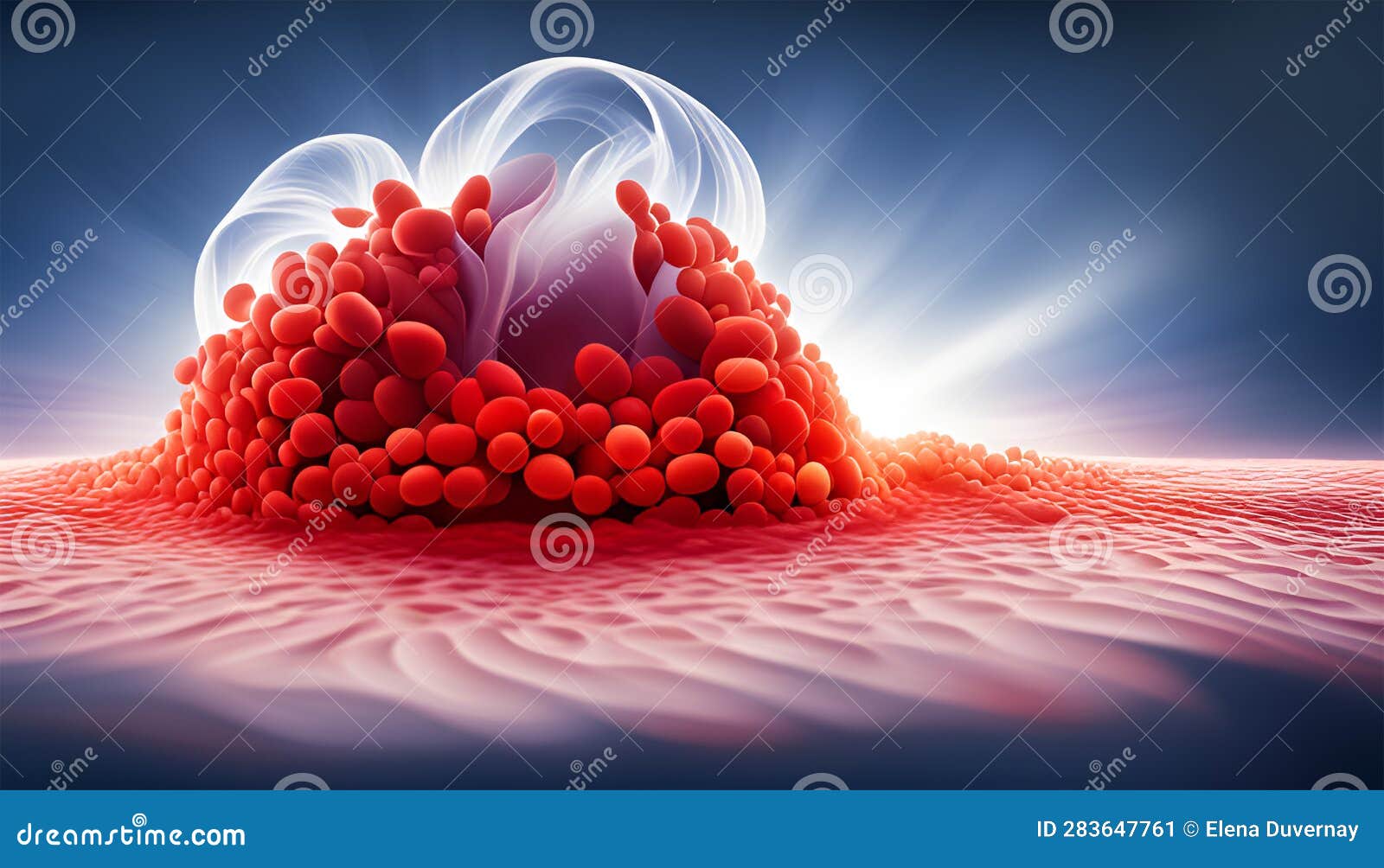 Fantasy Plasma Flow - Generative AI Stock Illustration - Illustration ...