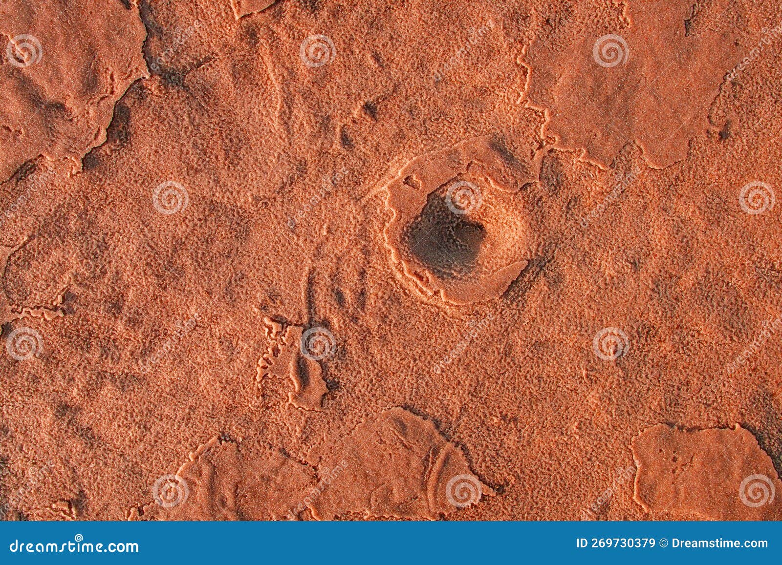 Fantasy Red Planet Texture Closeup Stock Image - Image of planet ...