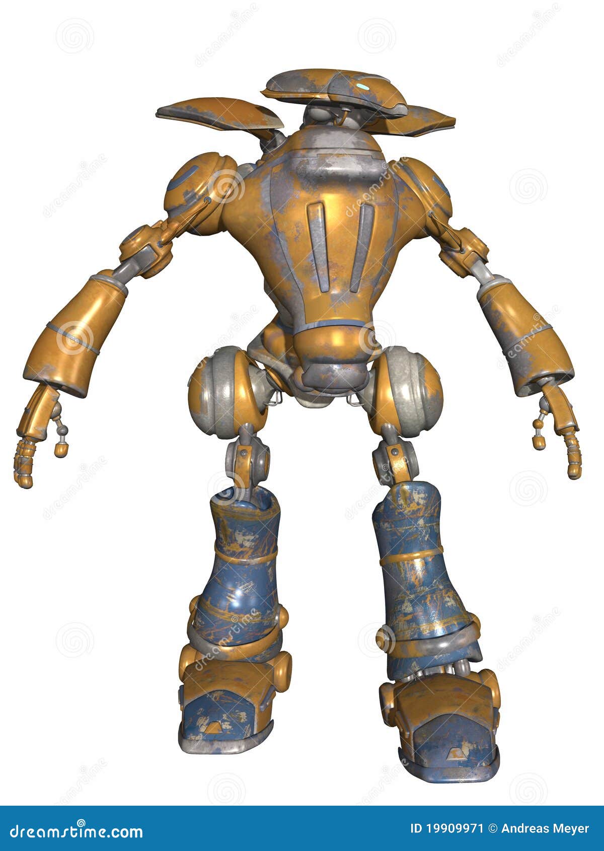 Fantasy Robot stock illustration. Illustration of artificial - 19909971