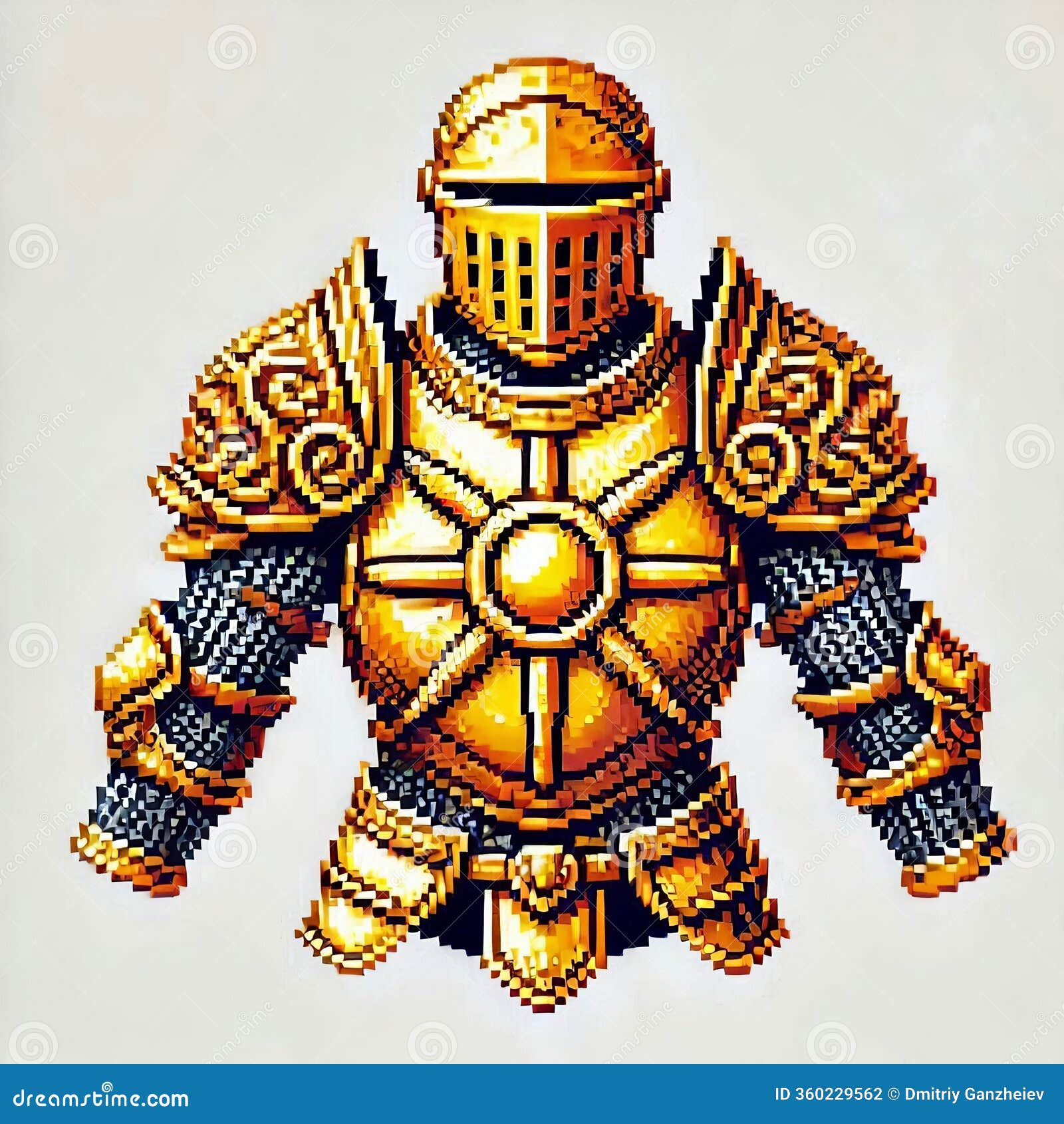 Fantasy RPG Heroâ€™s Armor stock illustration. Illustration of ...