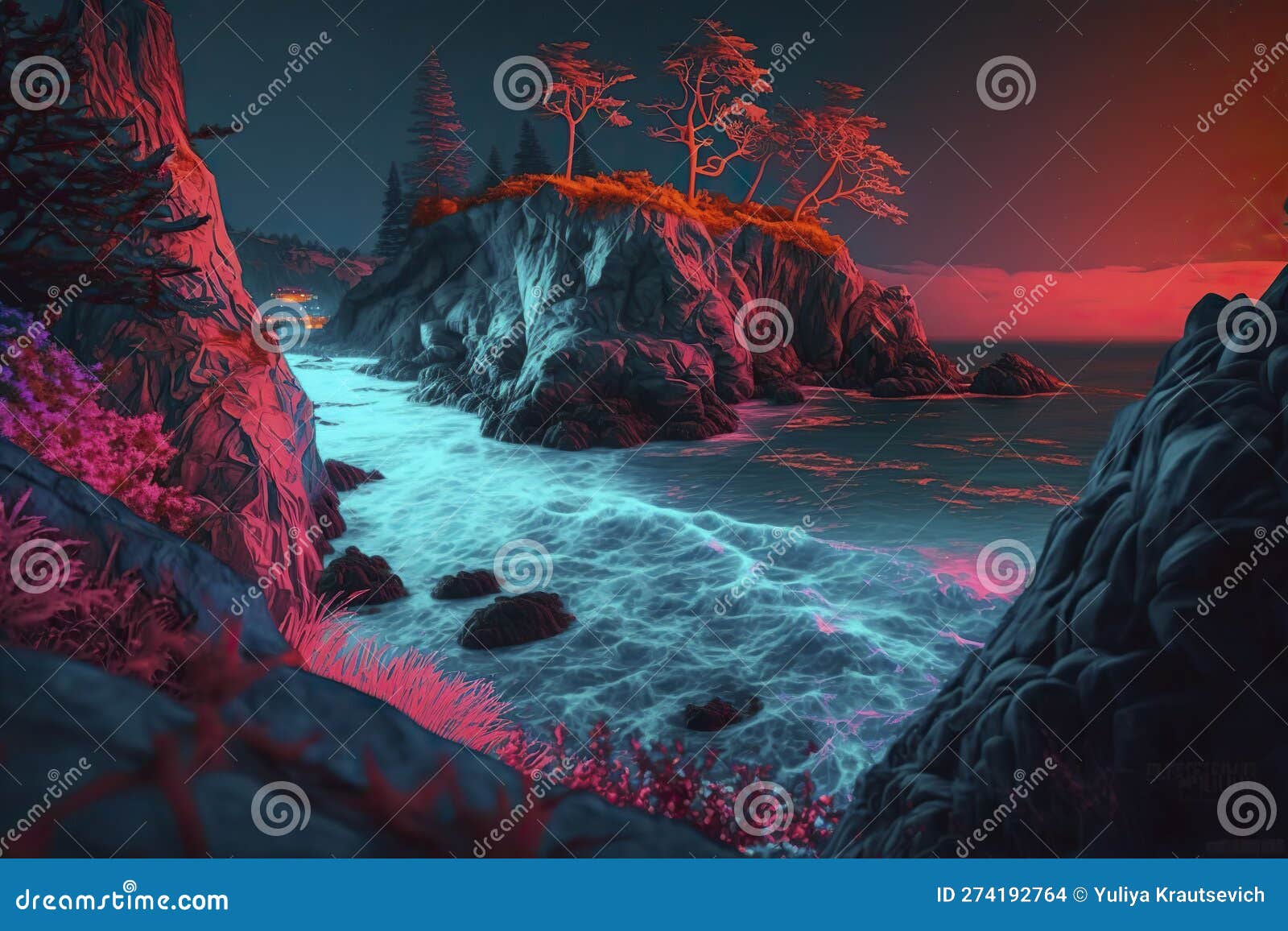 Fantasy Coast Stock Image | CartoonDealer.com #9044401