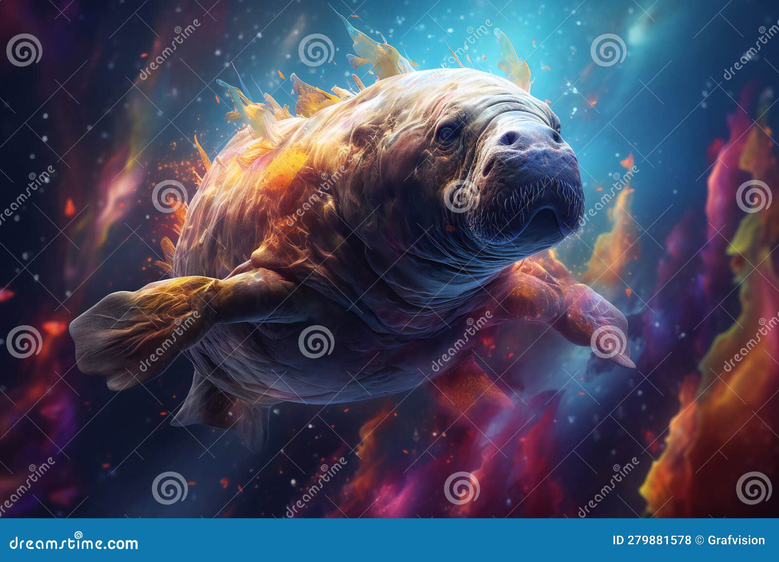 Fantasy sea creature stock photo. Image of wonderland - 279881578