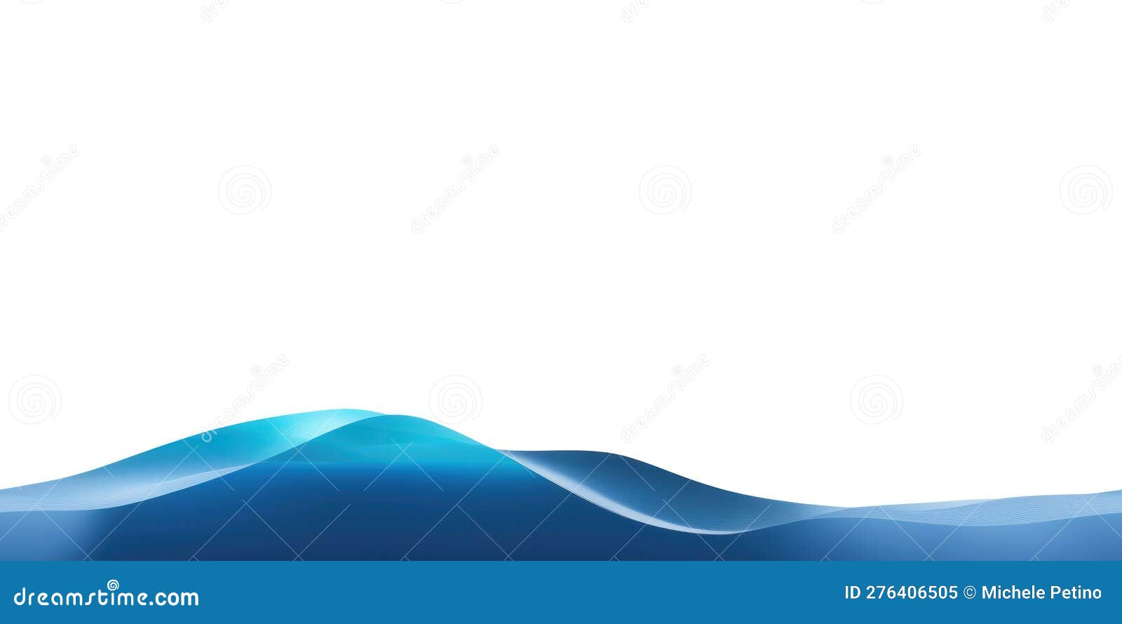 Fantasy Sea Wave Pattern, Seamless, Tileable, Blue Colored Water, White ...
