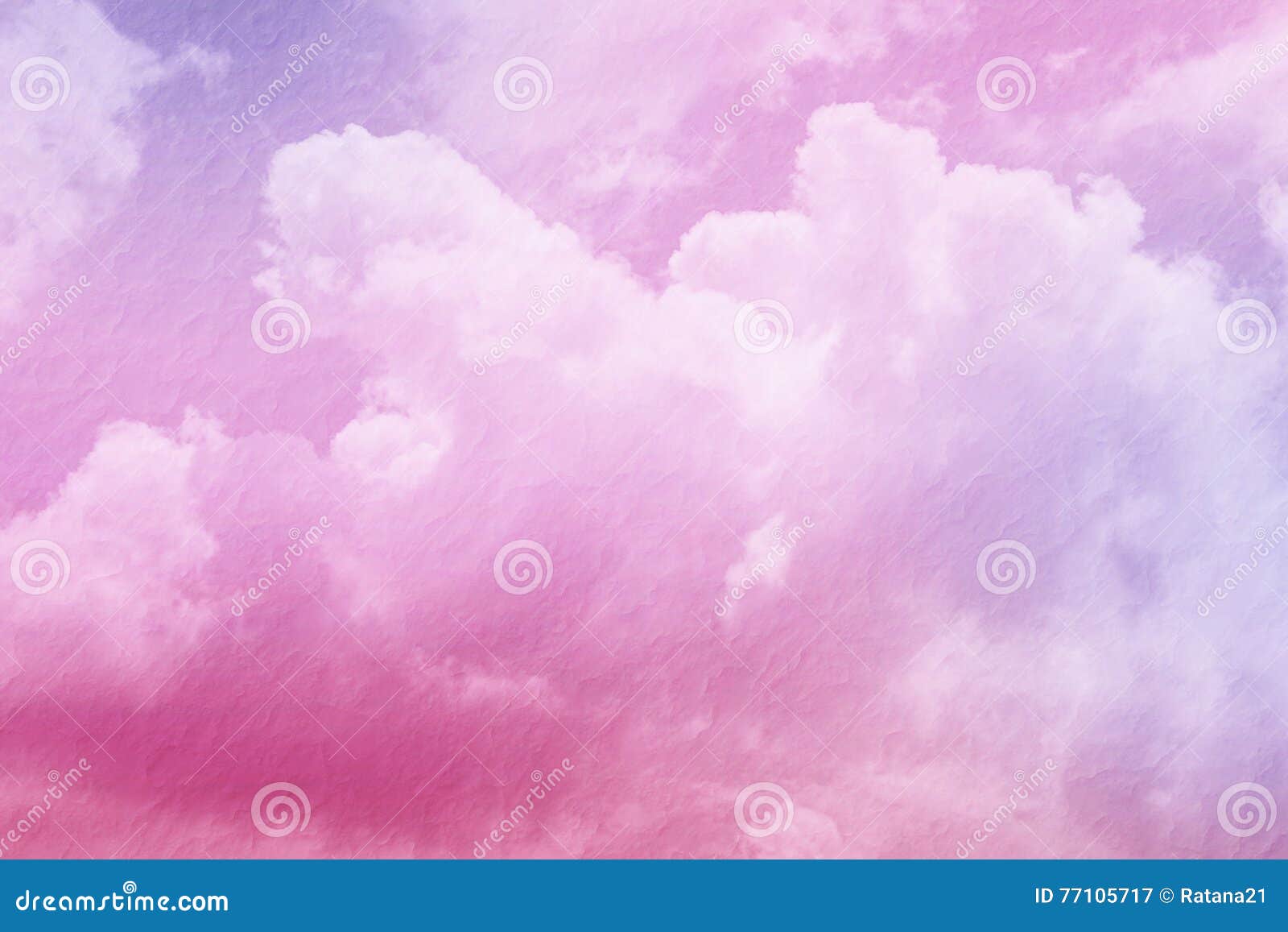 Fantasy Sky and Cloud with Pastel Gradient Color Stock Image - Image of ...
