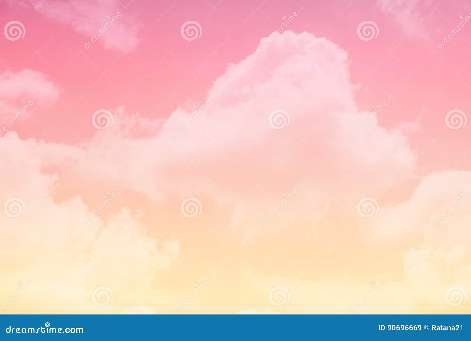 Fantasy Soft Cloud with Pastel Gradient Color Stock Image - Image of ...