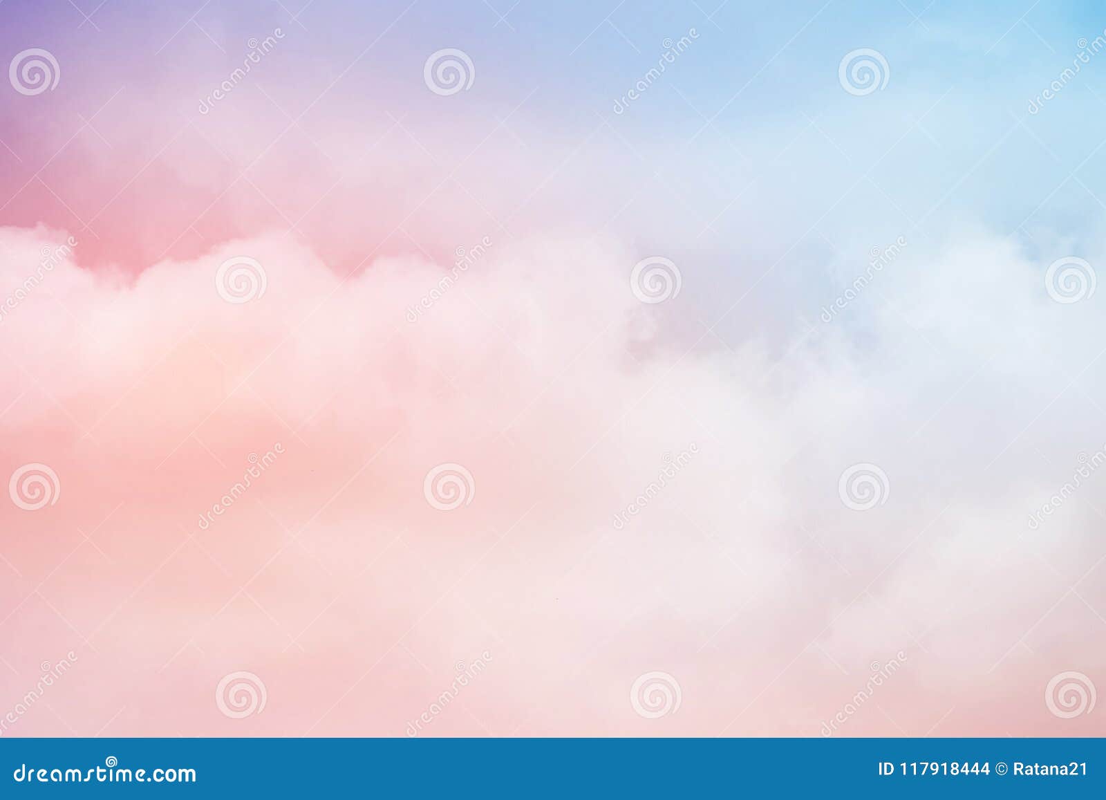 Fantasy Soft Cloudy Sky with Gradient Color Stock Photo - Image of ...