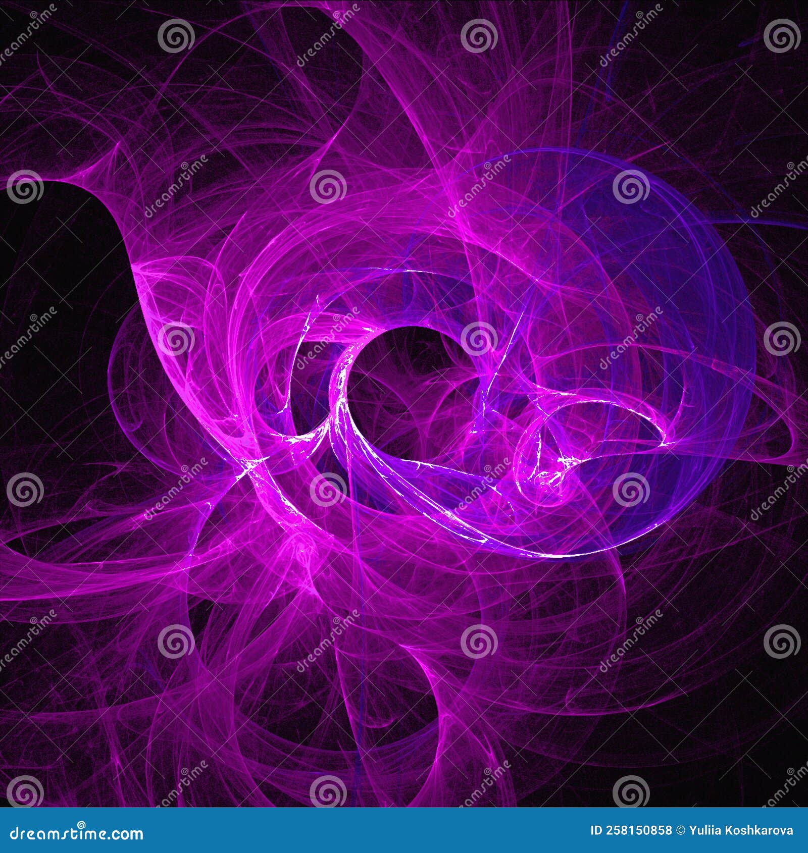 Fantasy Space Illustration of a Purple Planet in Deep Space, Wallpaper ...