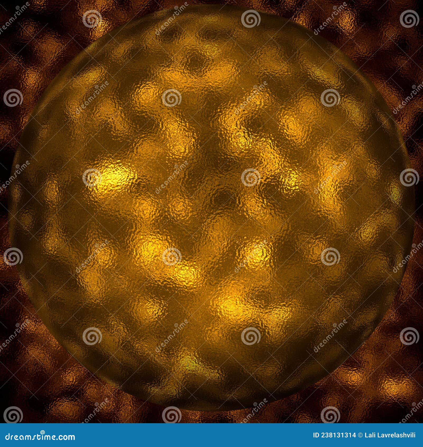 Fantasy Sphere or Planet Isolated on White Background. 3d Illustration ...