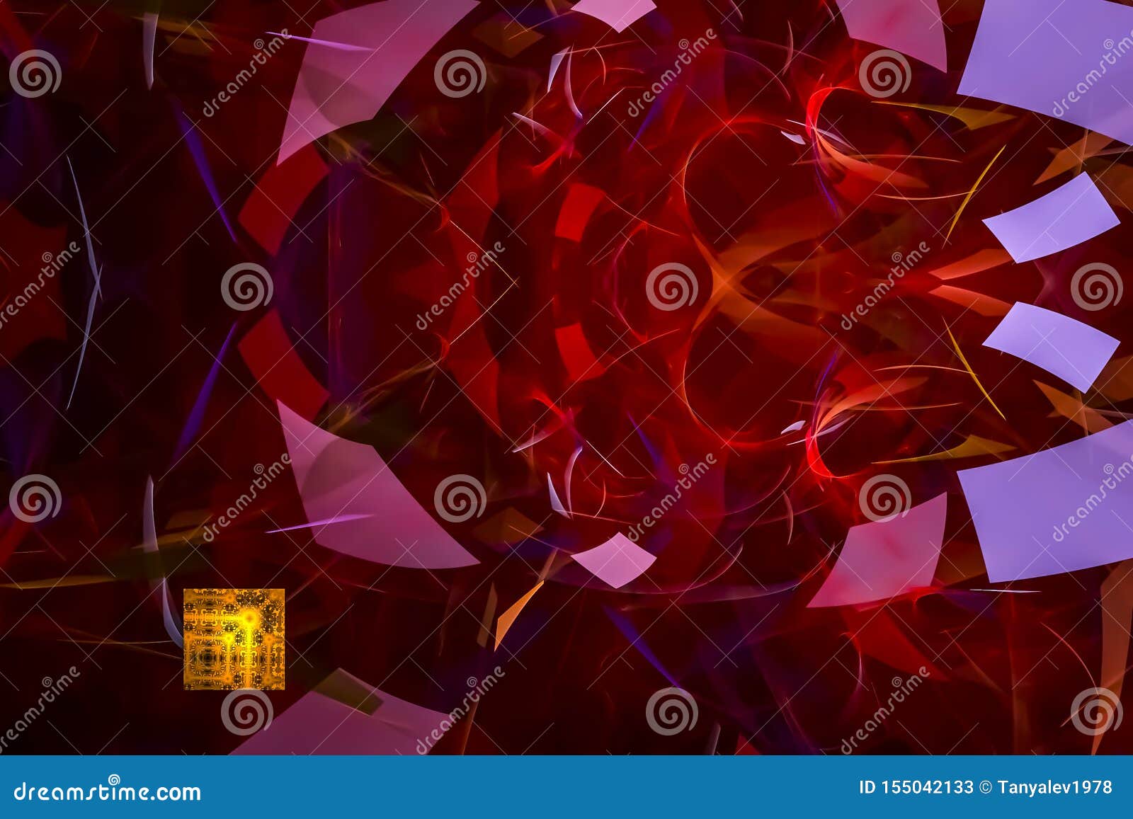 Fantasy Design Creative Splash Future Element Futuristic Vibrant Stock ...