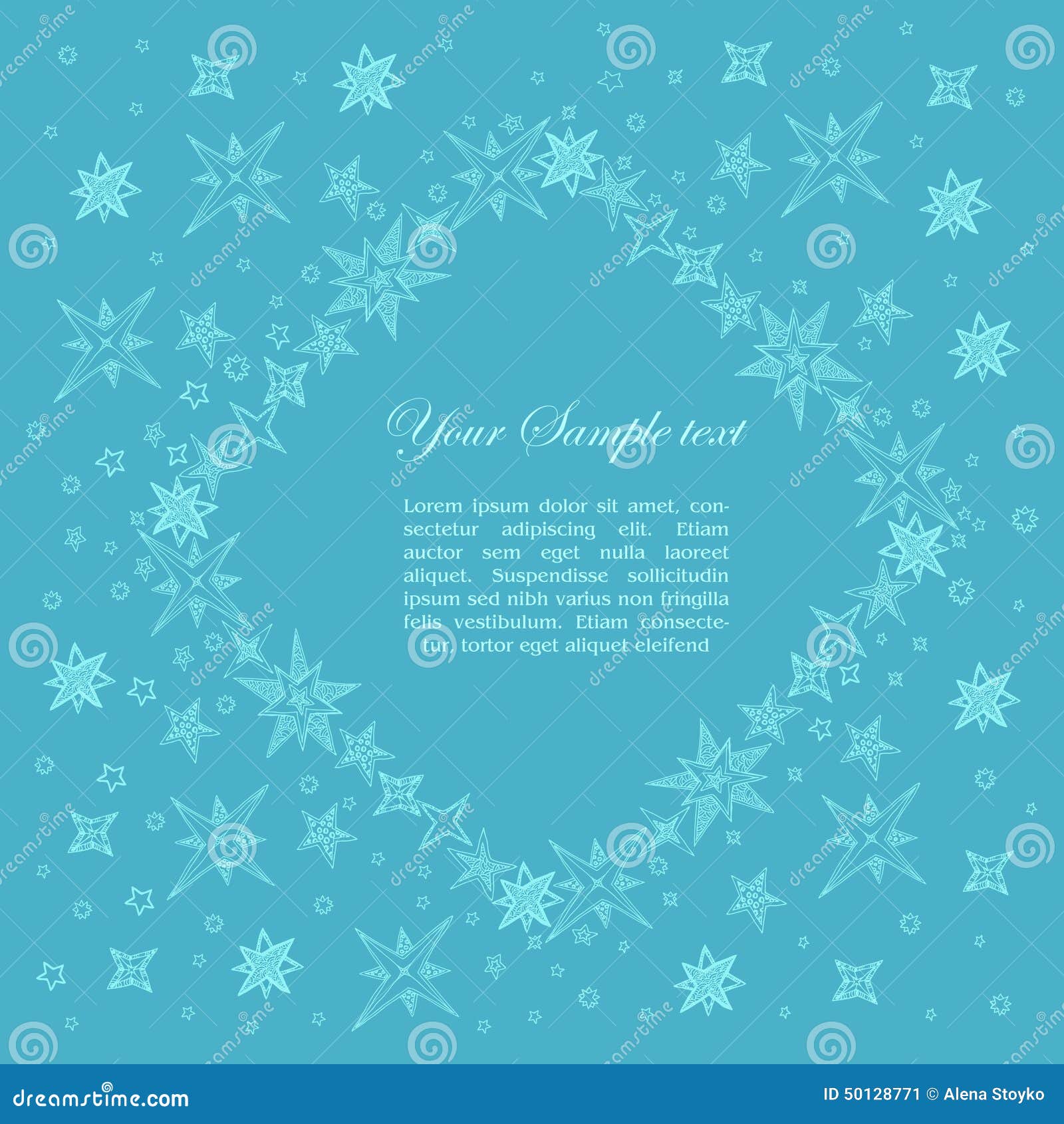 Starry Border Cartoon Vector | CartoonDealer.com #27806625