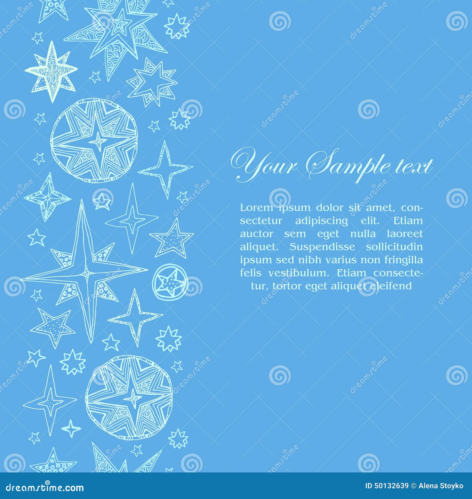 Starry Border Vector Illustration | CartoonDealer.com #320318