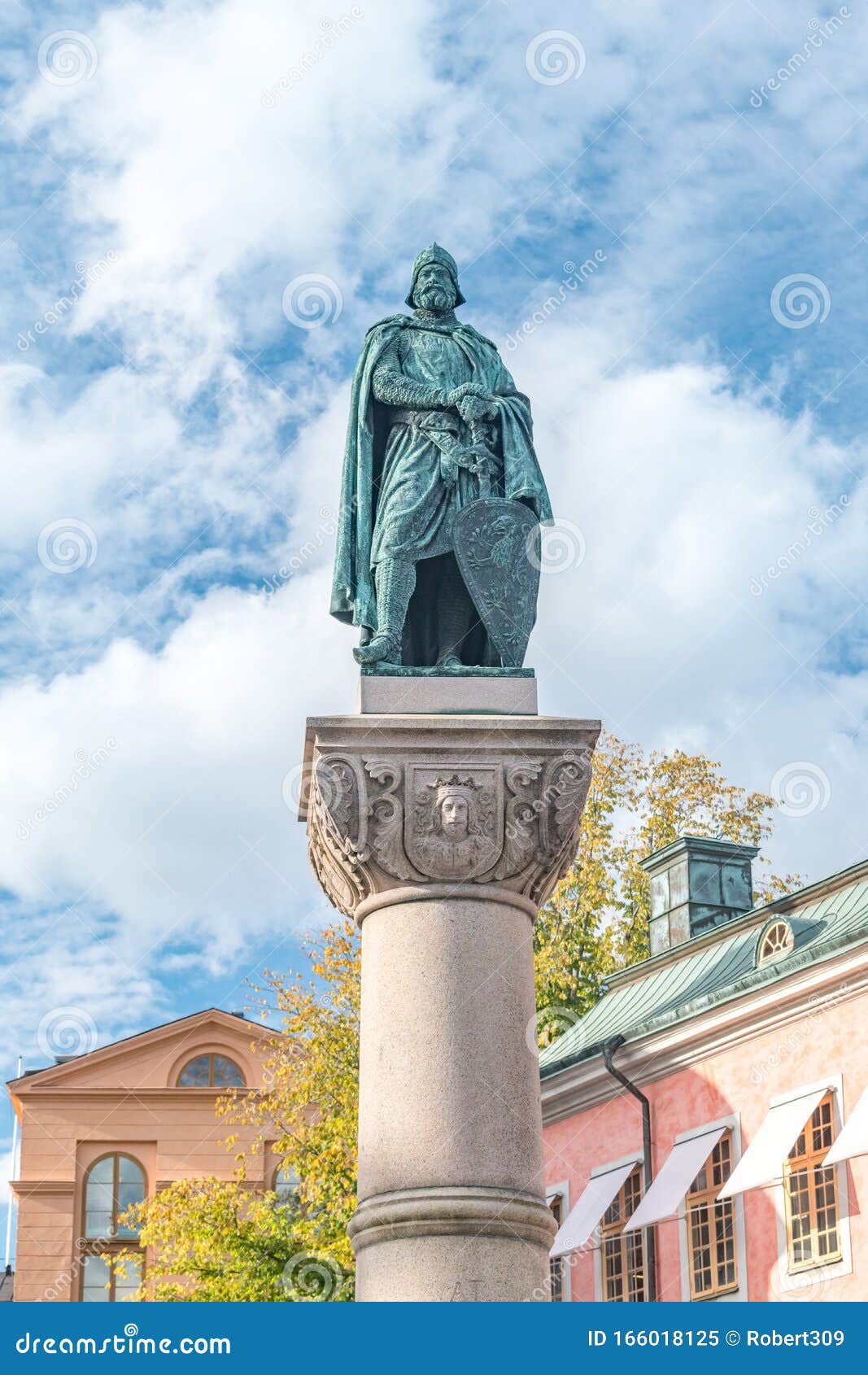 Fantasy Statue of Birger Jarl in Stockholm, Sweeden Stock Image - Image ...