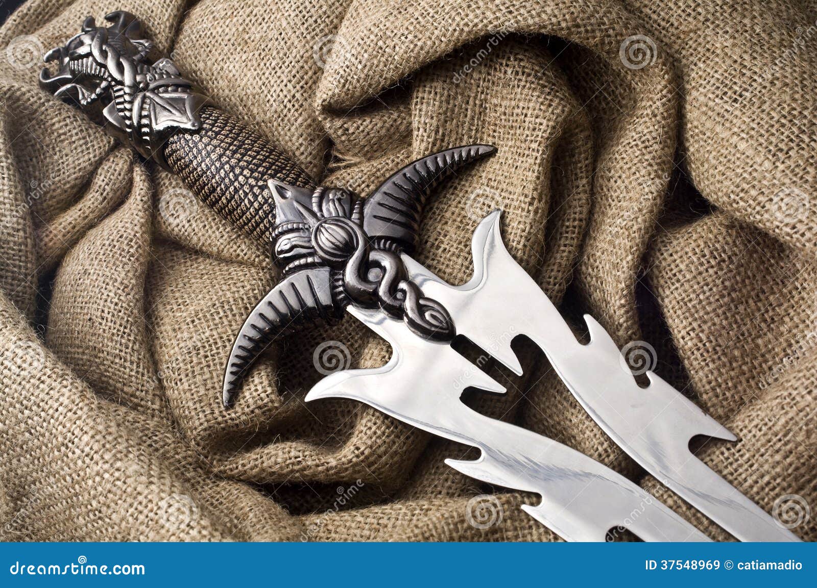 Man With Dagger Royalty-Free Stock Photo | CartoonDealer.com #7471221