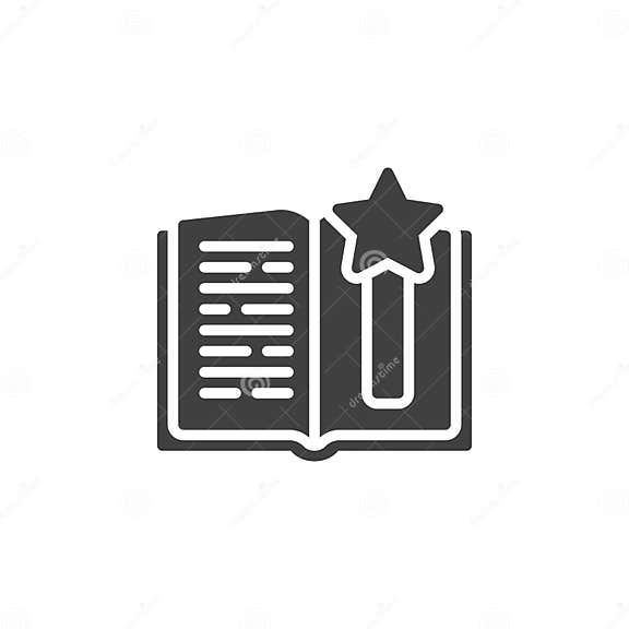 Fantasy Story Book Vector Icon Stock Vector - Illustration of bookstore ...