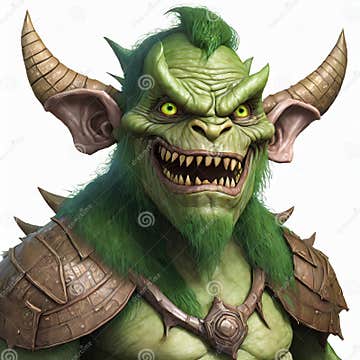 Fantasy style ogre stock illustration. Illustration of render - 293661453